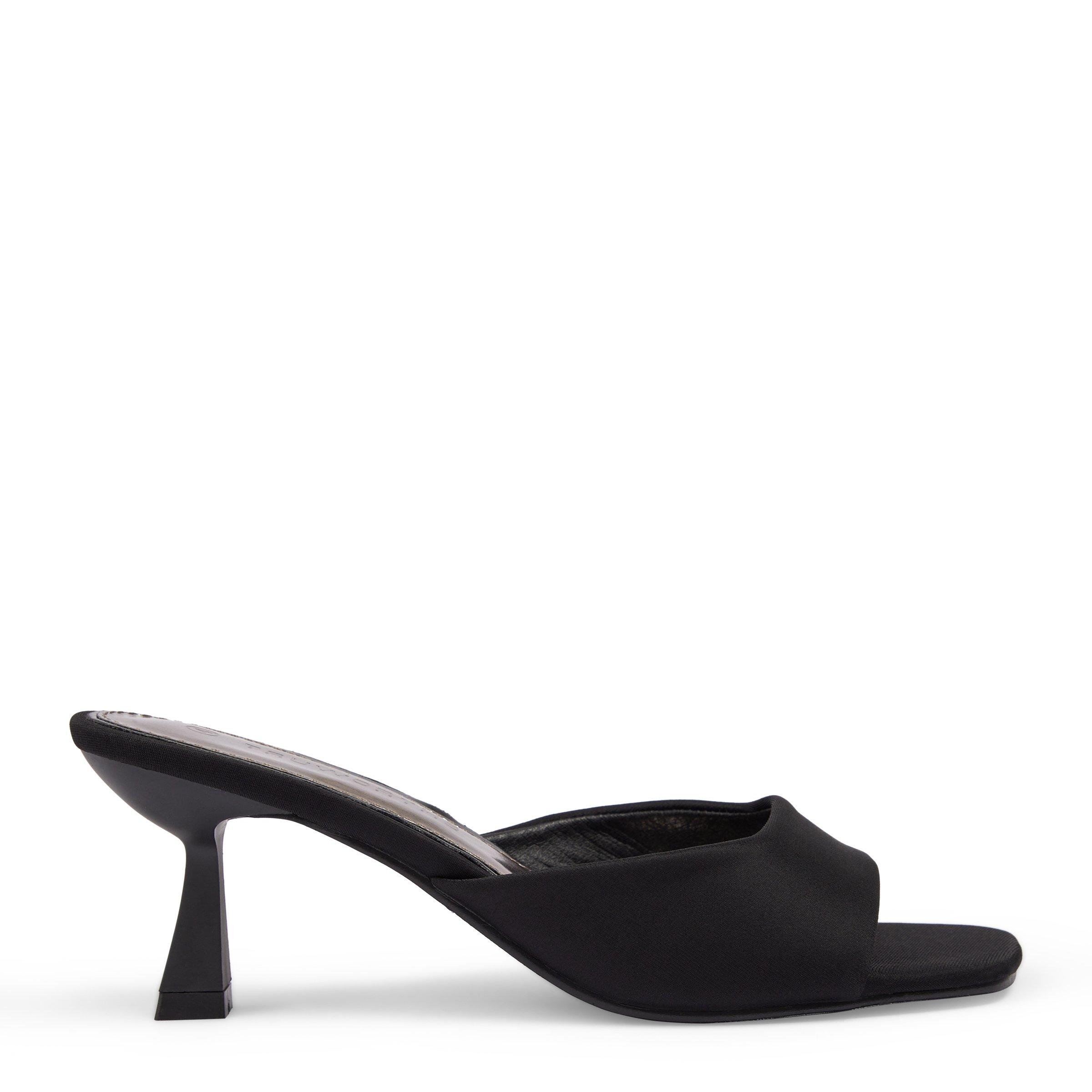 Black Heeled Mule Sandals (3125793) | Truworths