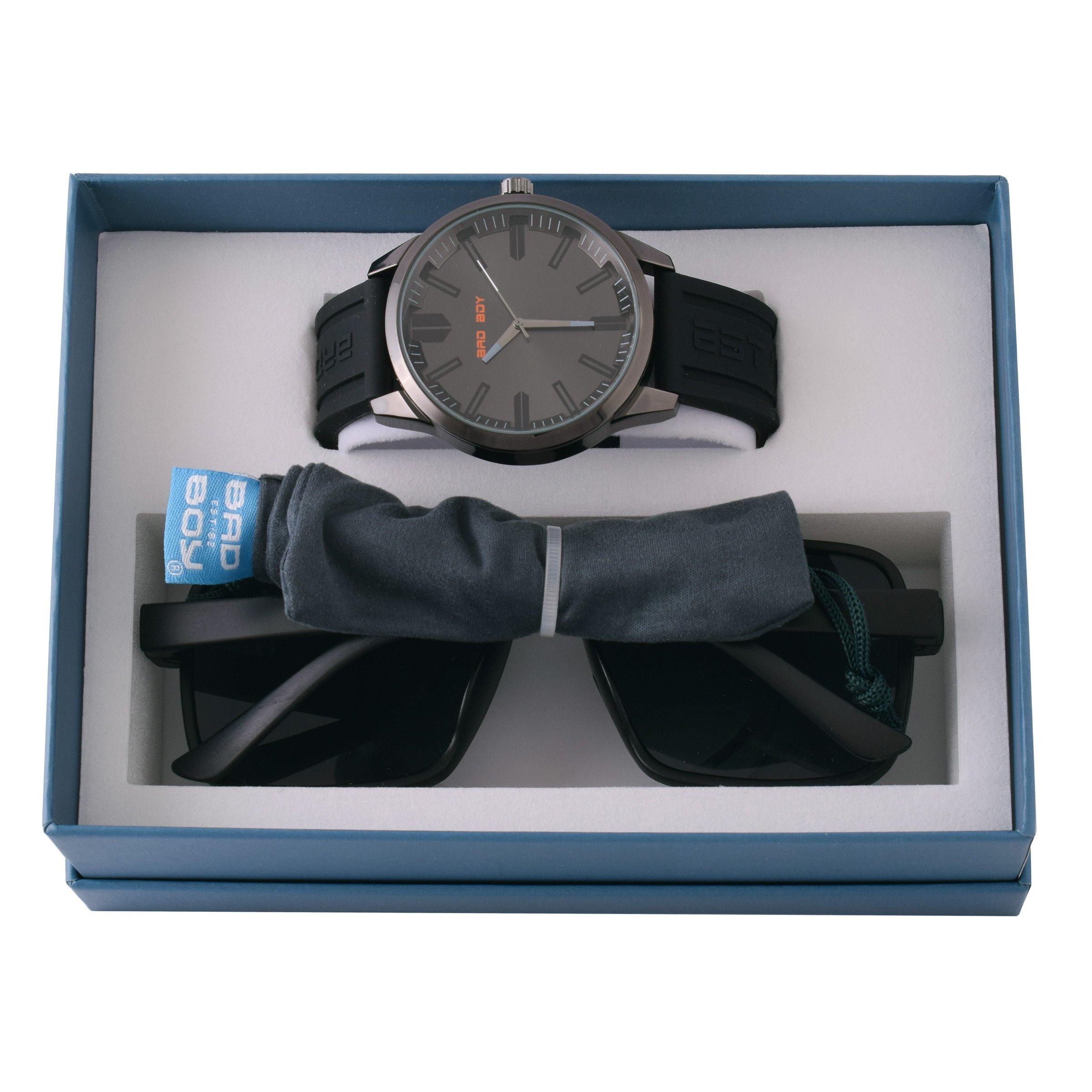 Black Sunglasses and Watch Set (3125904) | Bad Boy