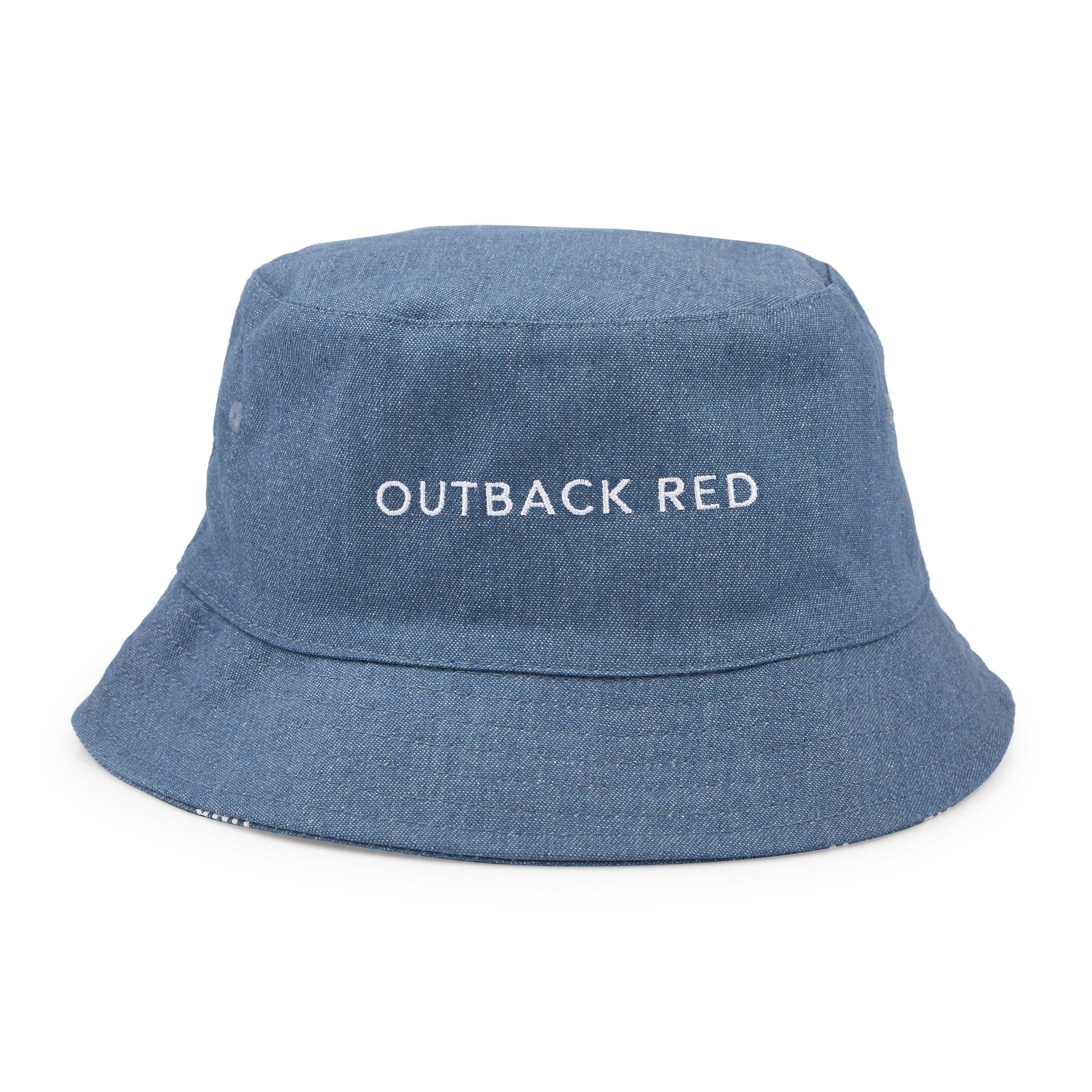 Reversible Denim Bucket Hat (3126611) | OUTBACK RED
