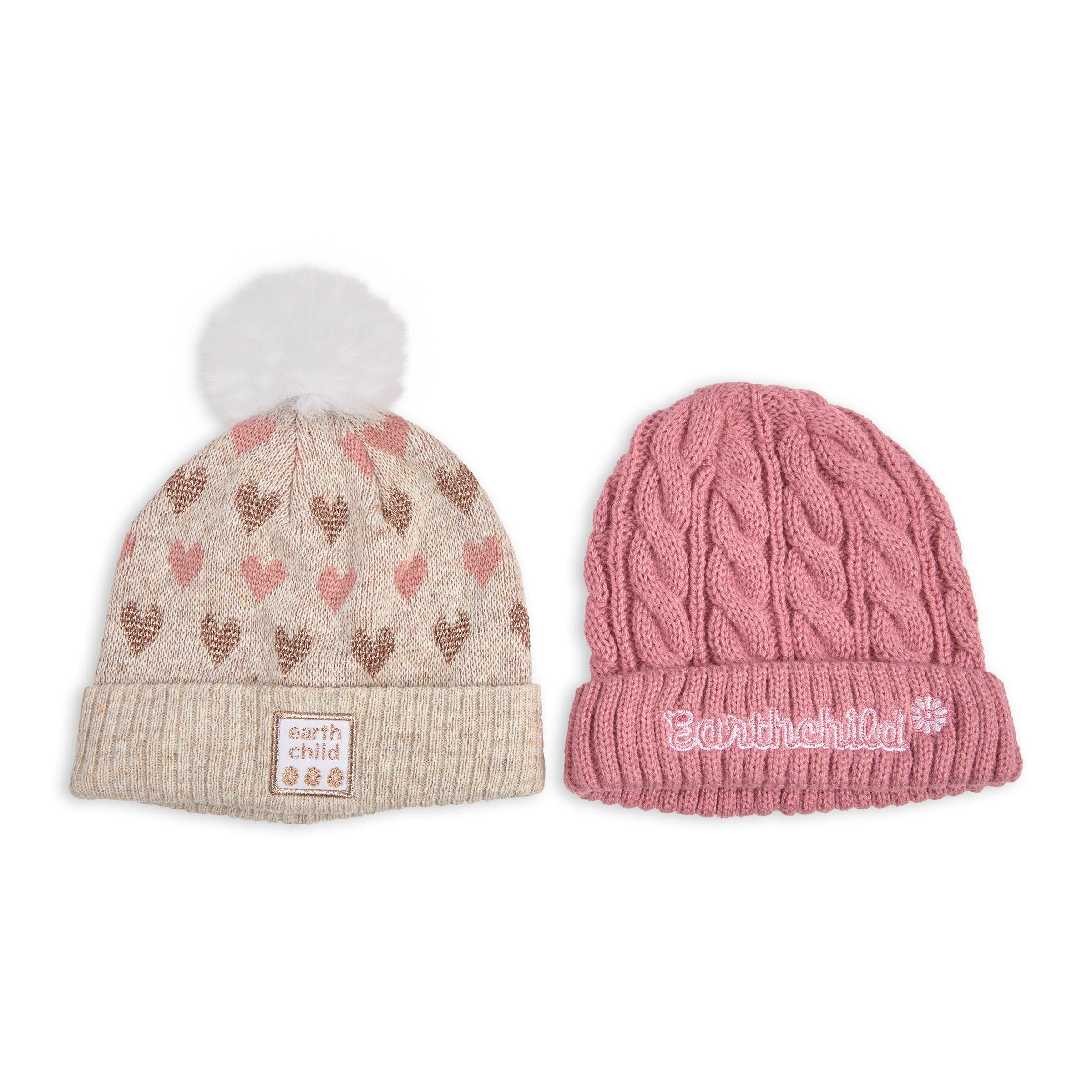 2-pack Baby Girl Beanies (3126650) | Earthchild