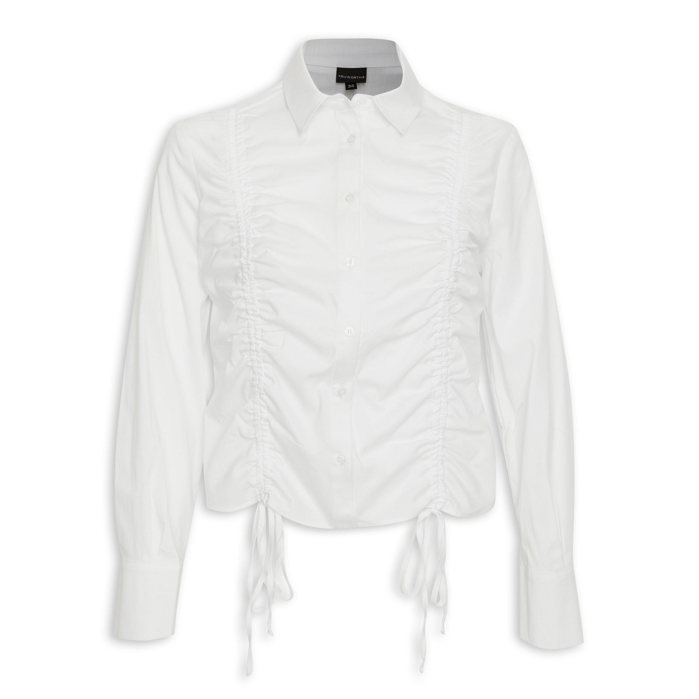 White Drawcord Shirt (3126674) | Truworths