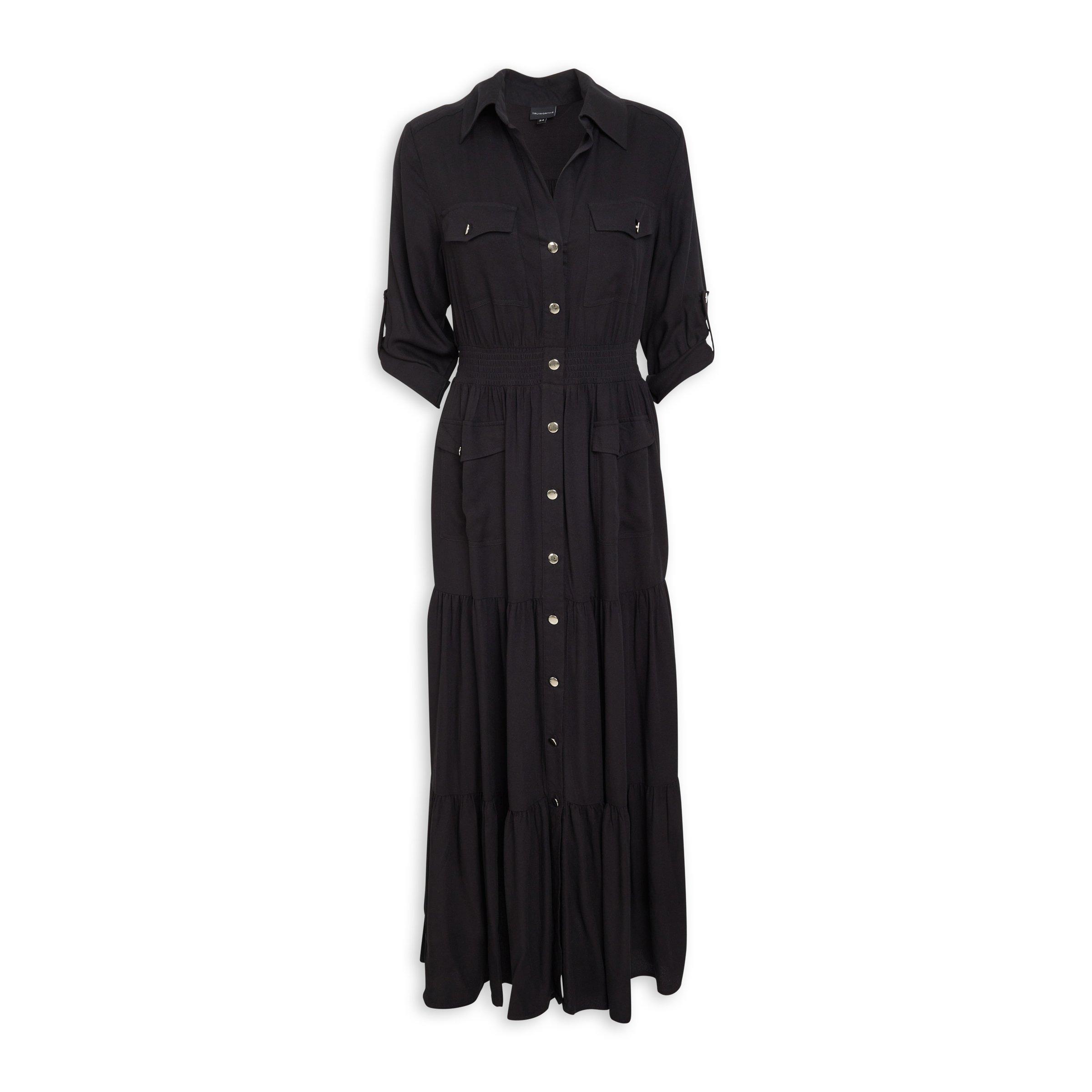 Black Utility Shirt Dress (3126678) | Truworths