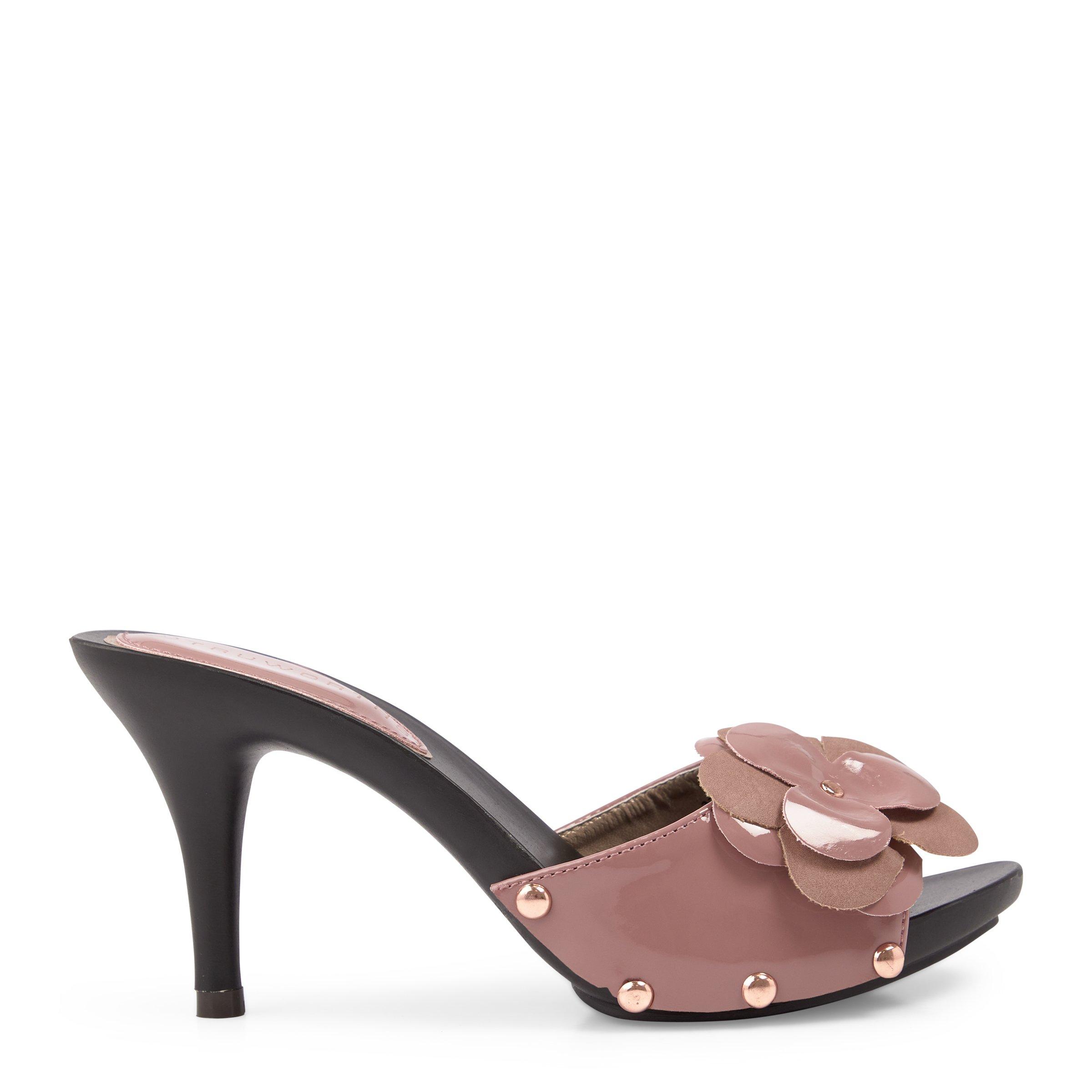 Pink Heeled Mule Sandals (3126709) | Truworths