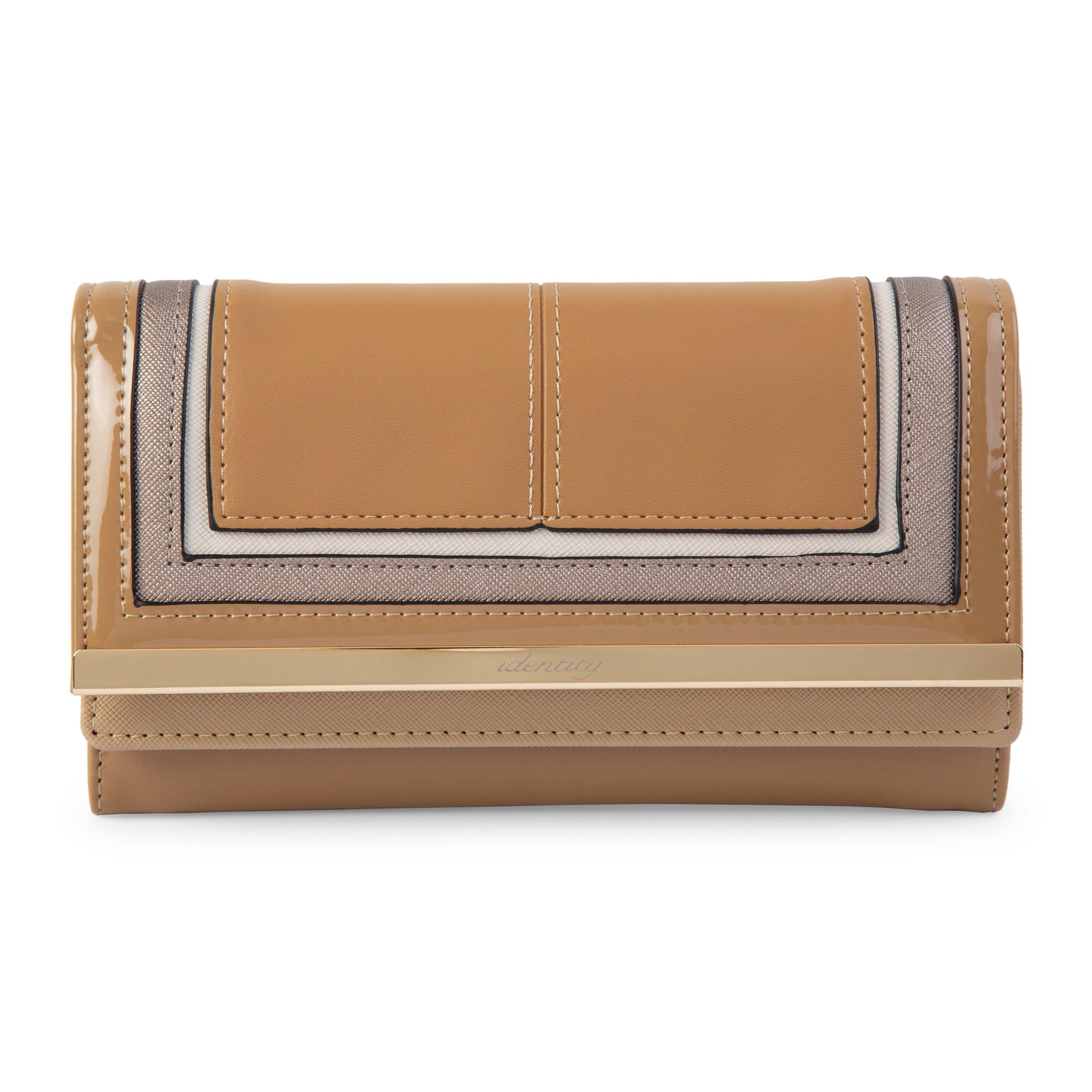 Beige Double Flap Purse (3126729) | Identity