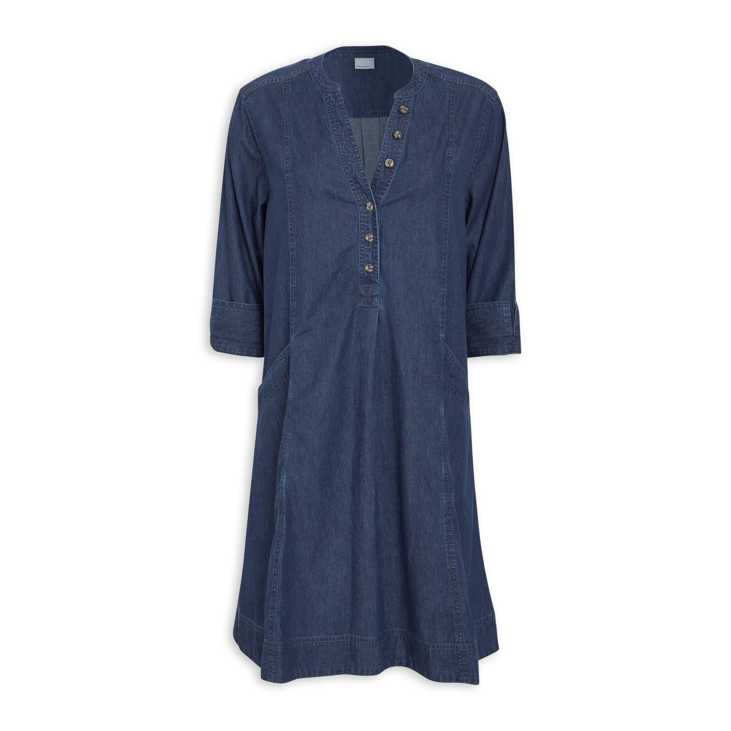 Denim A-line Dress (3126749) | Earthaddict