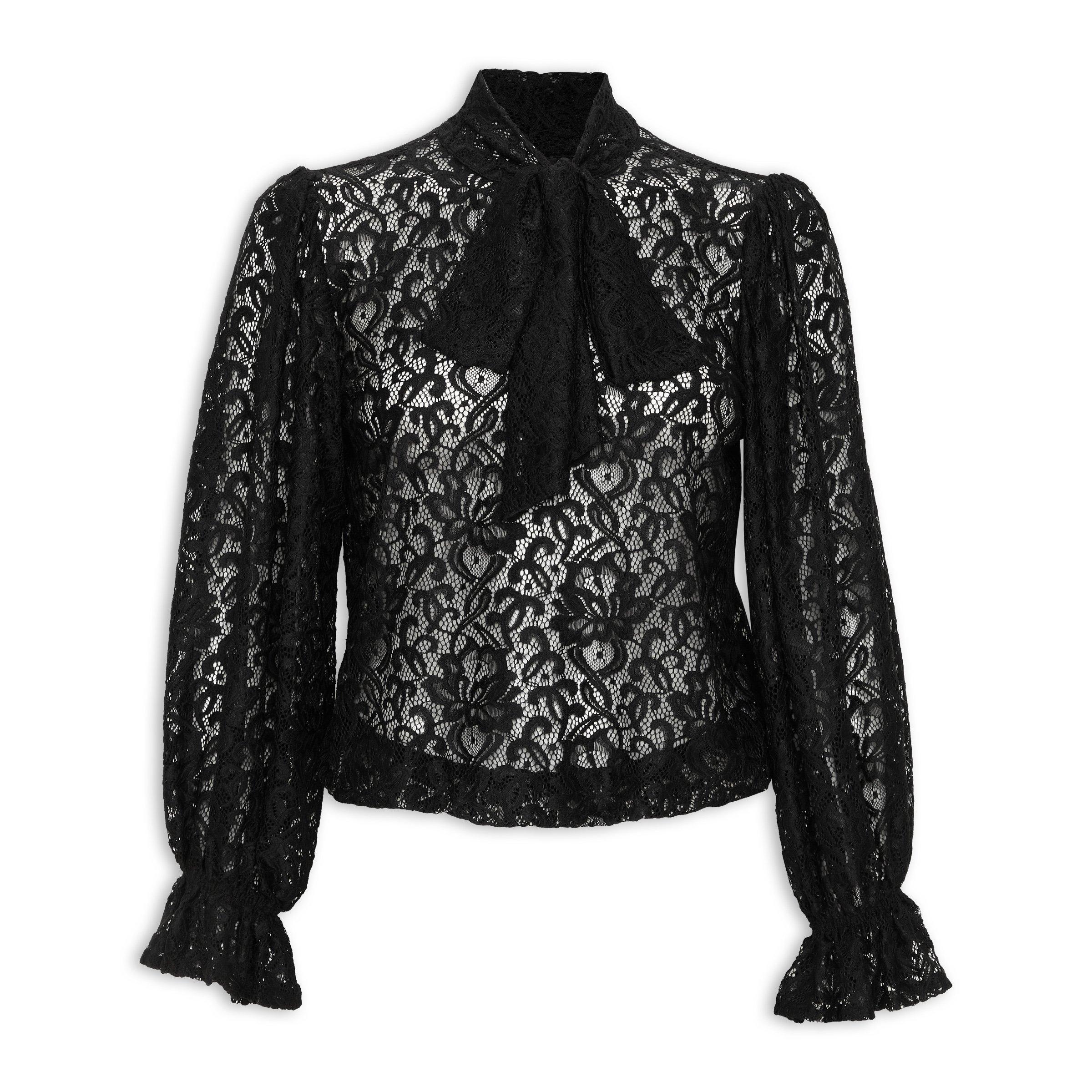 Black Lace Blouse (3126894) | Inwear