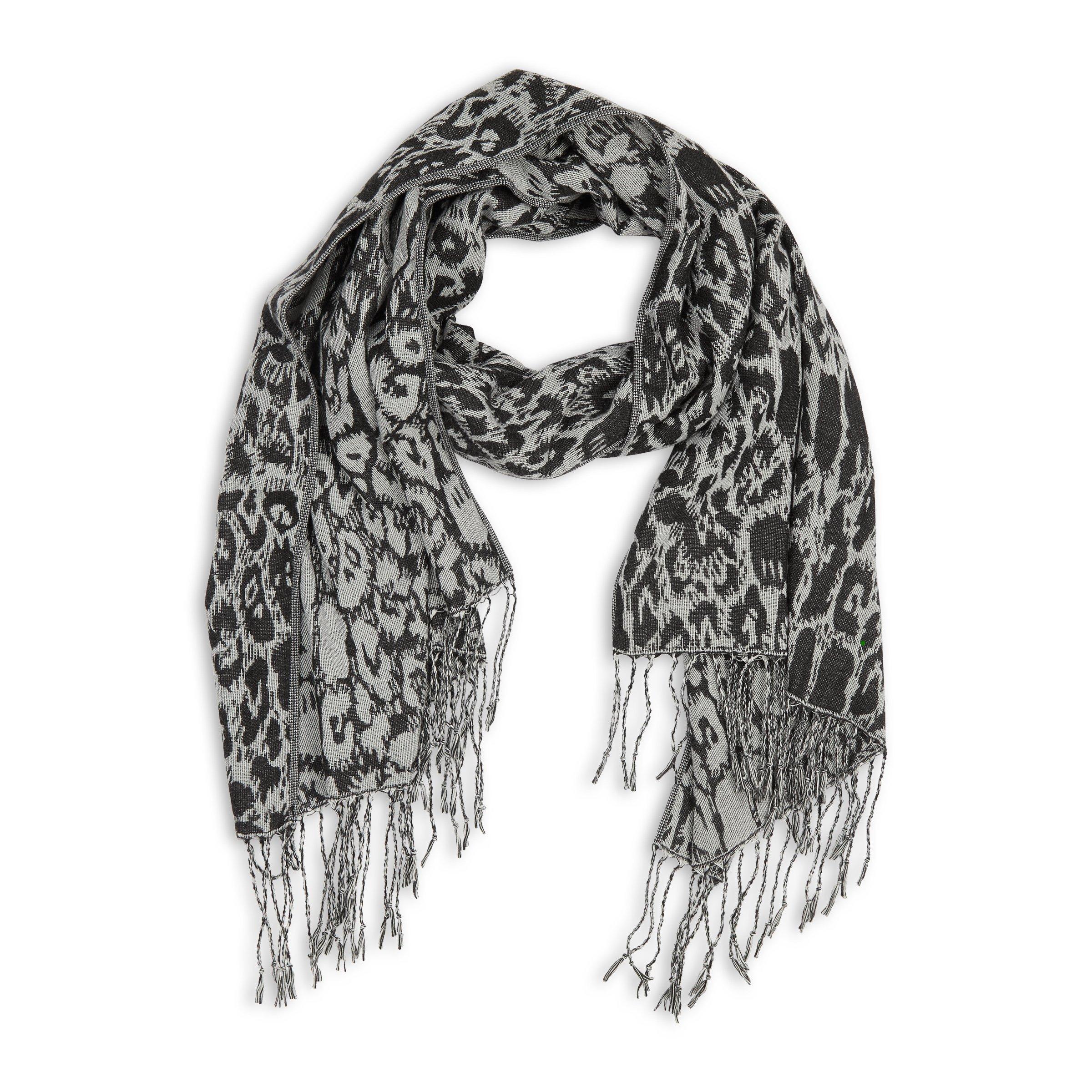 Grey Printed Scarf (3127062) | Truworths