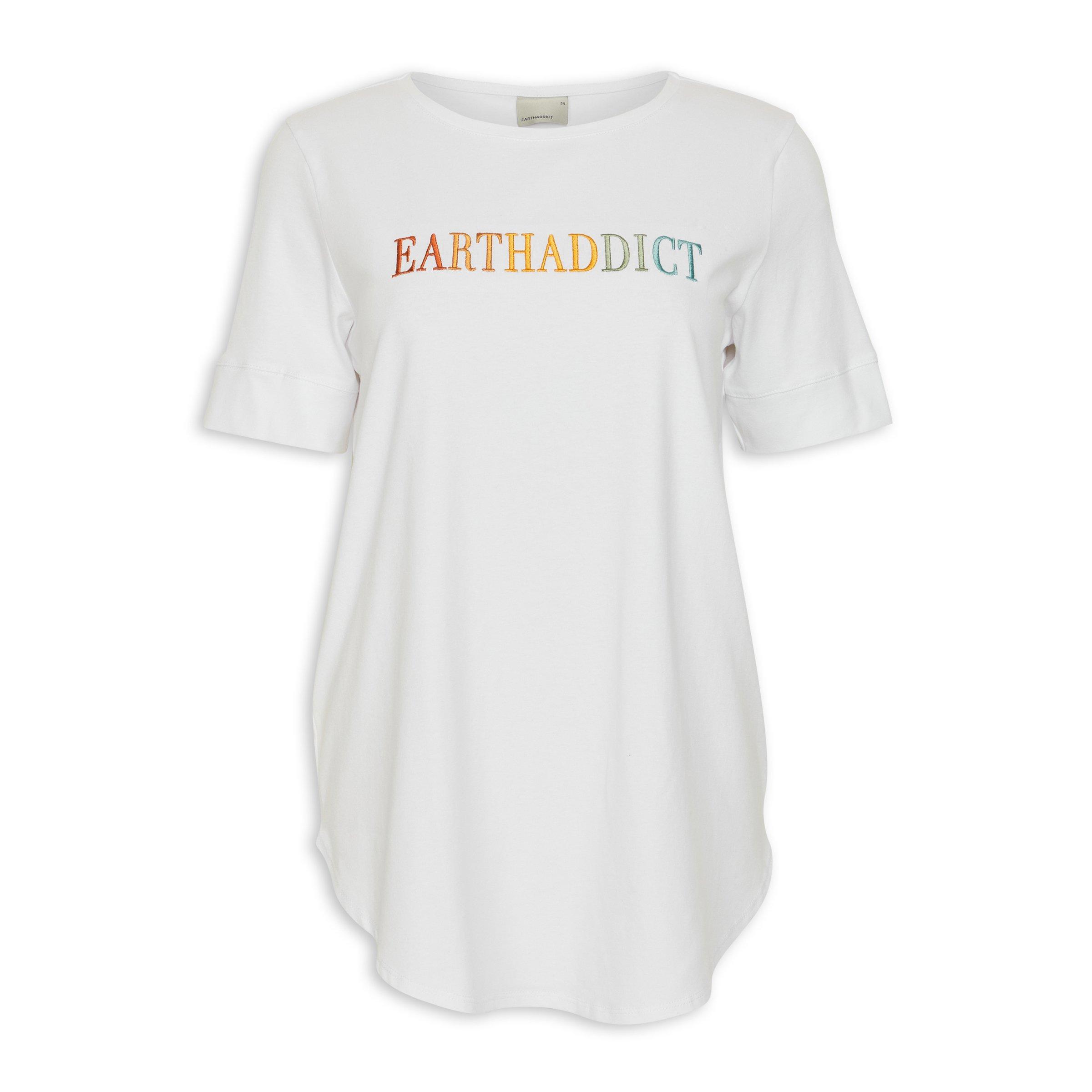 White Branded T-shirt (3127097) | Earthaddict