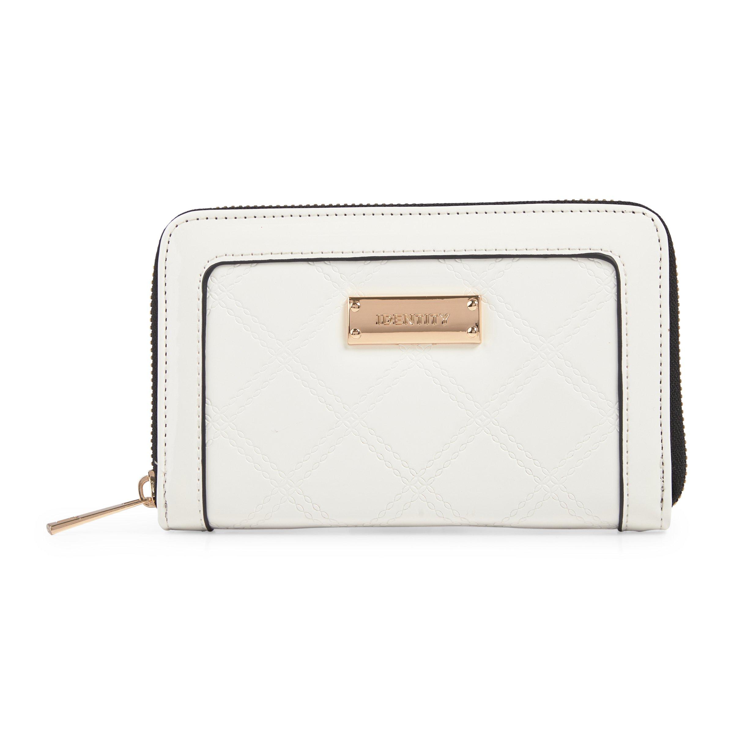 White Zip Around Wallet (3127178) | Identity