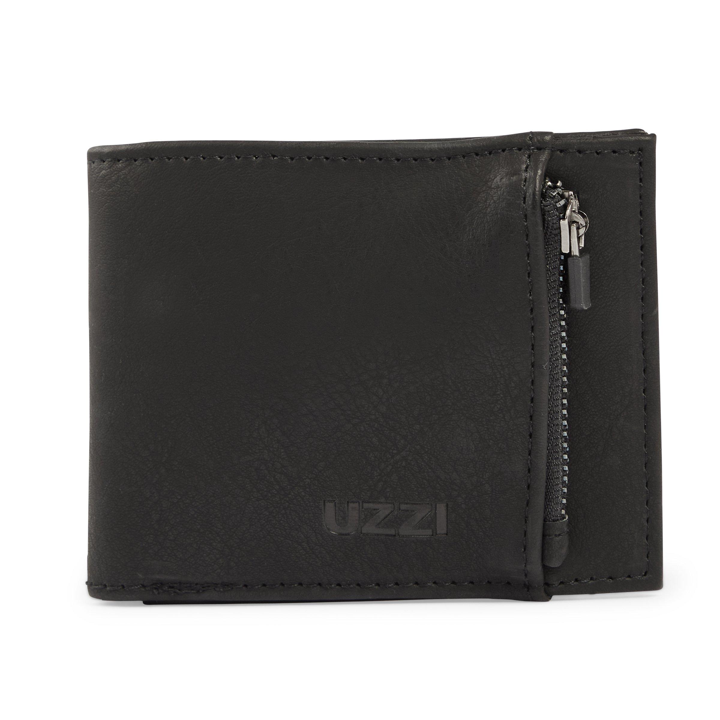 Black Fold Over Wallet (3127225) | UZZI