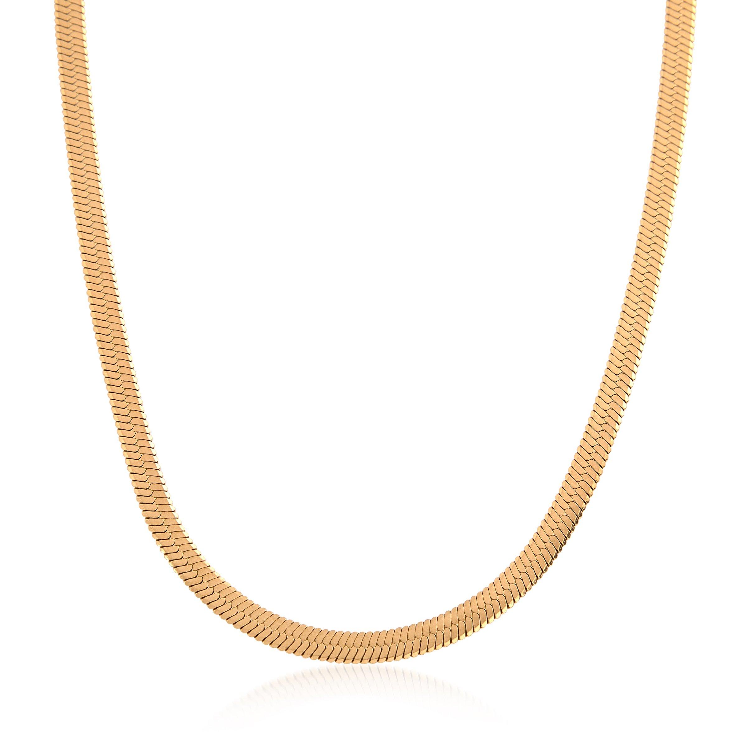 Herringbone Gold Plated Chain (3127290) | Stainless Steel