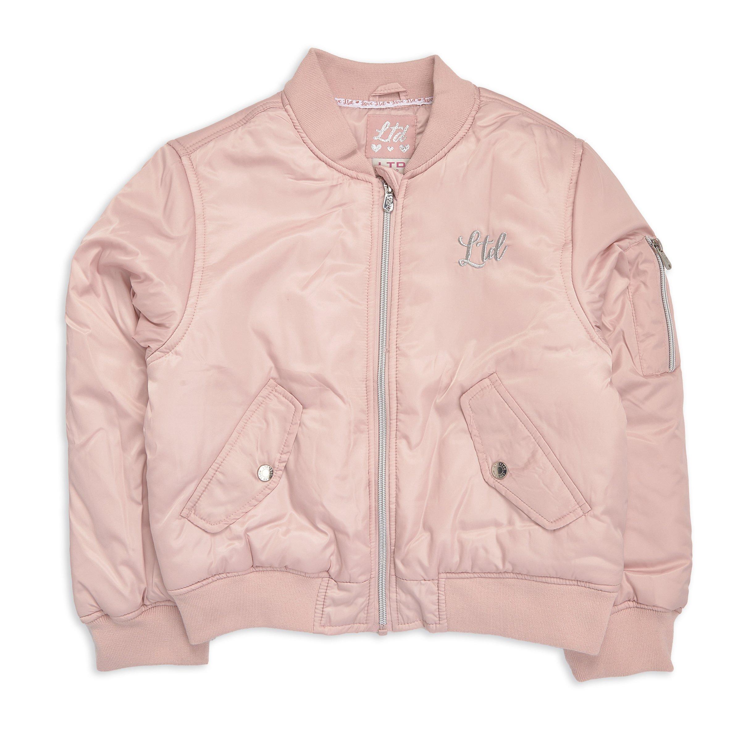 Girls Pink Bomber Jacket (3128039) | LTD Kids