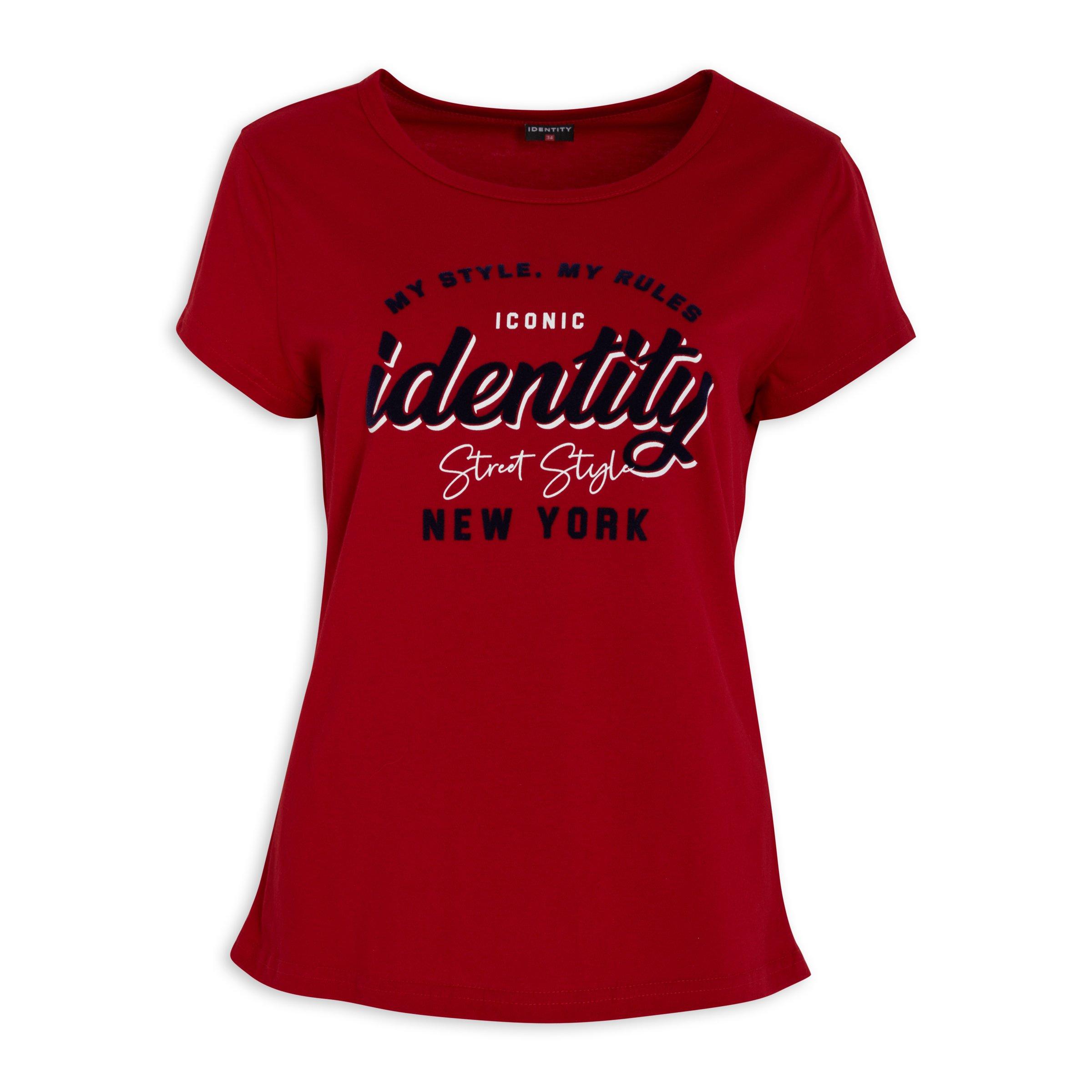 Red Branded T-shirt (3128238) | Identity