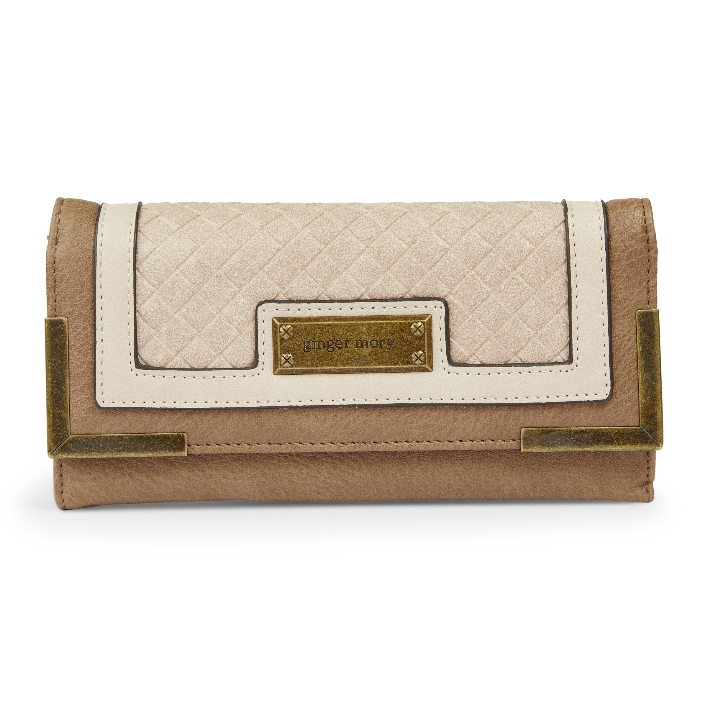 Beige Flap Over Purse (3128251) | Ginger Mary