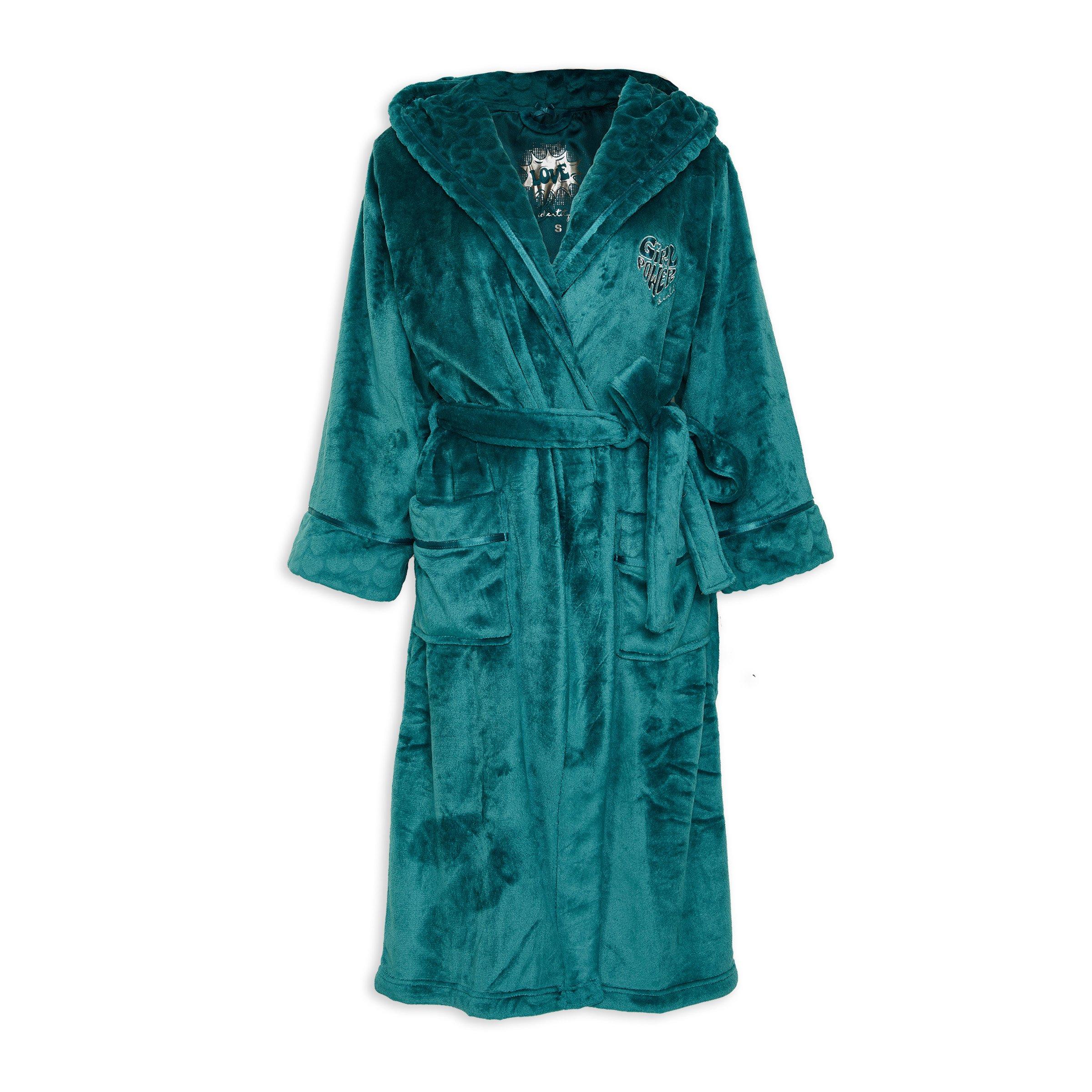 Teal Hooded Gown (3128334) | Identity