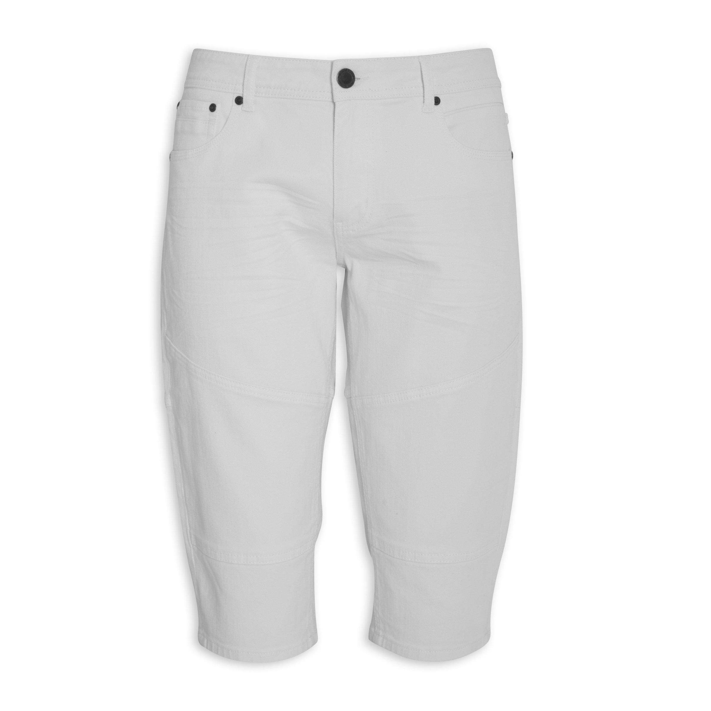White Denim Shorts 3128335 Hemisphere