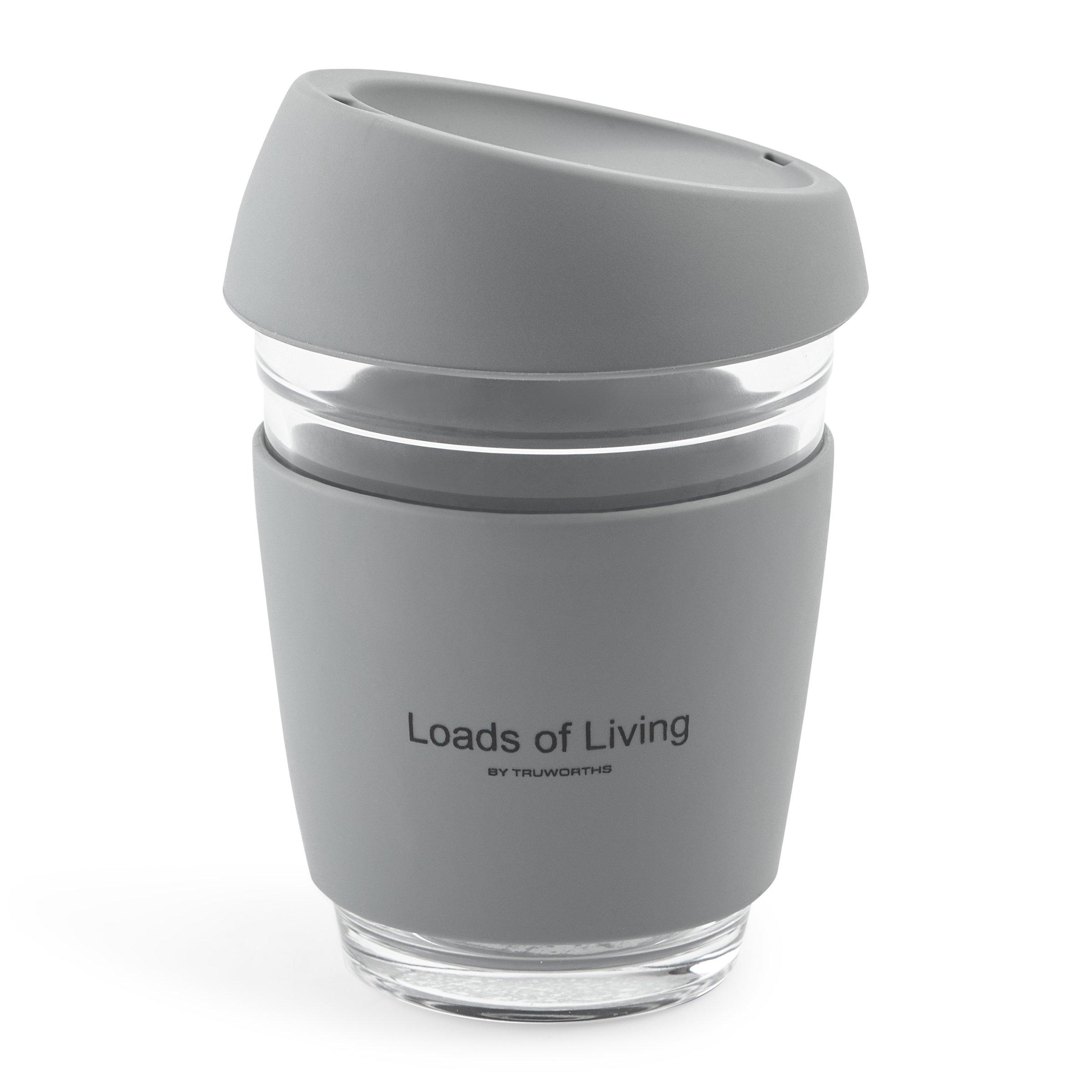 Grey Glass Coffee Mug (3128357) | Loads of Living