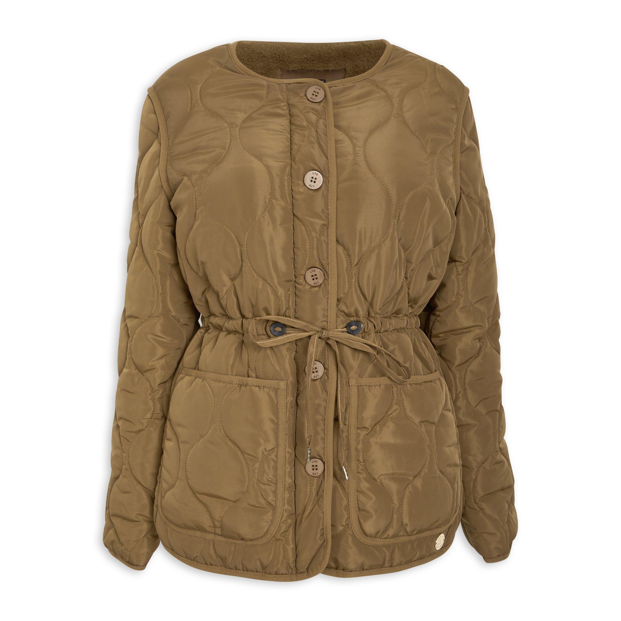 Olive Green Puffer Jacket (3128462) | LTD Woman