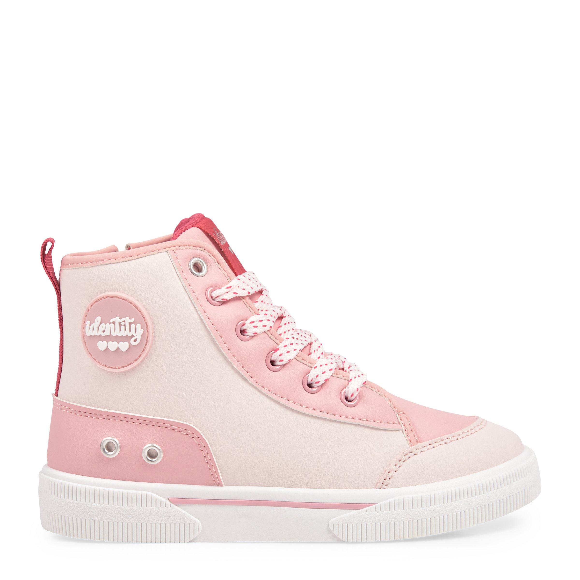 Girls Pink Hi-top Sneakers (3128636) | Identity