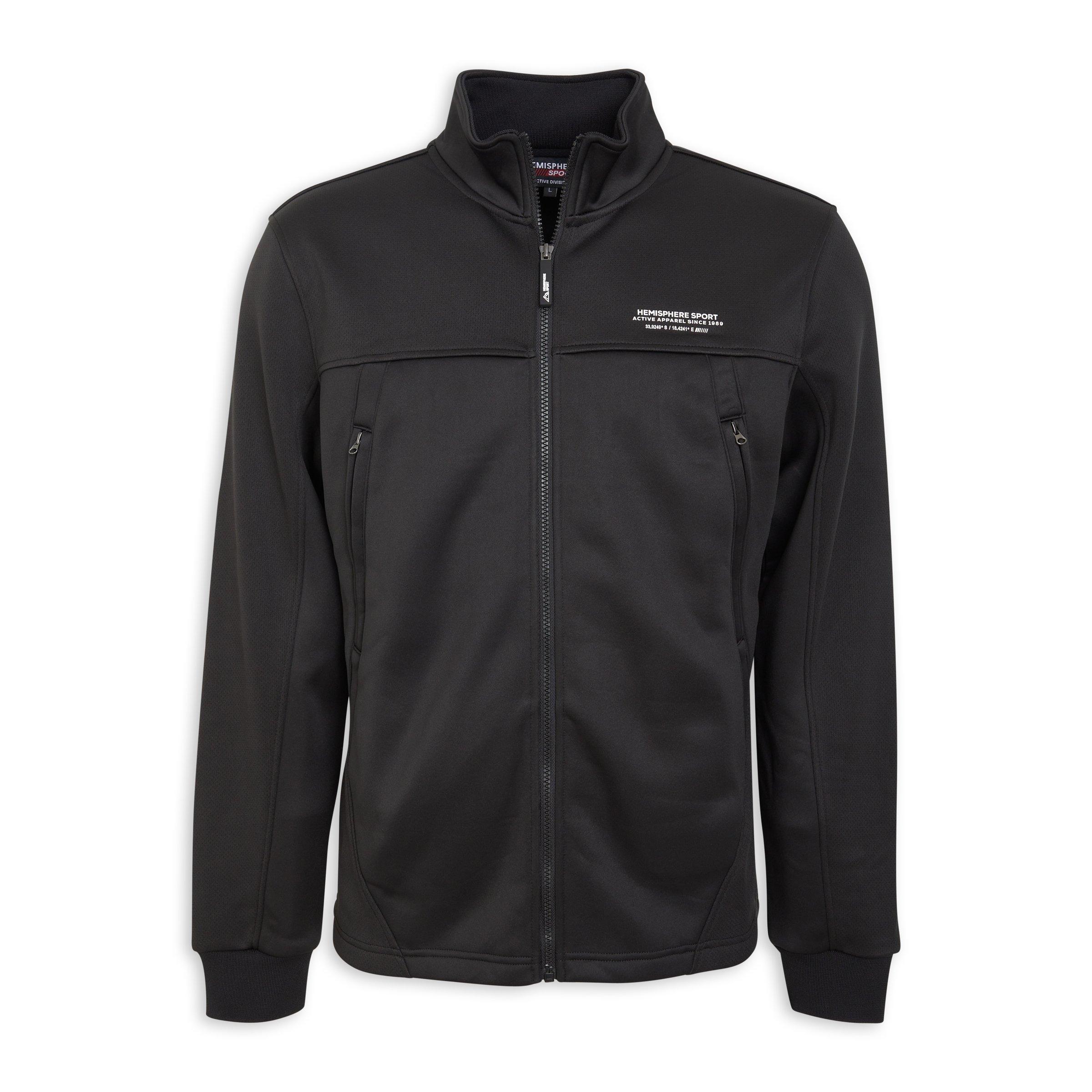 Black Zip Through Sweat Top (3128763) | Hemisphere Sport