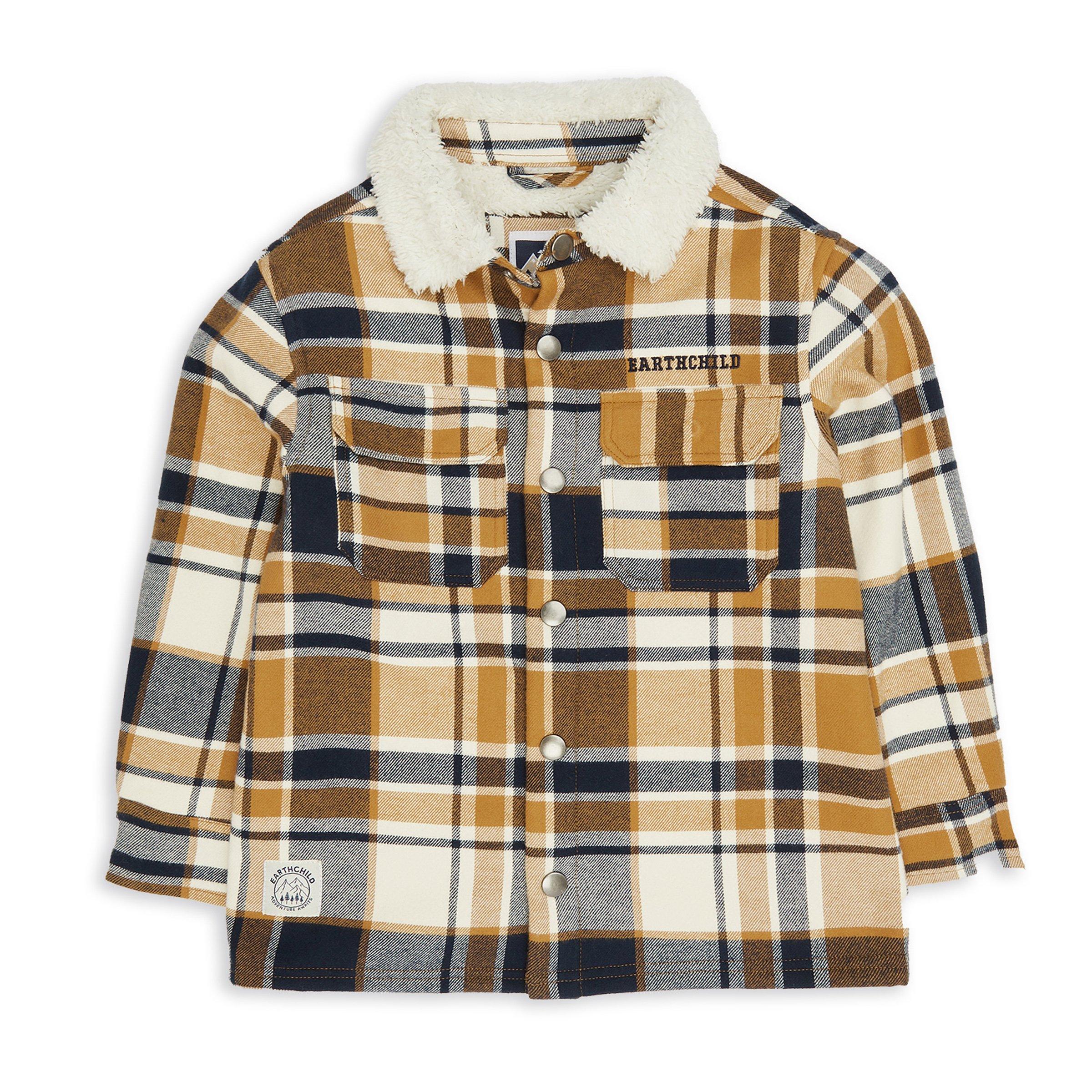 Kid Boys Check Shacket (3128899) | Earthchild