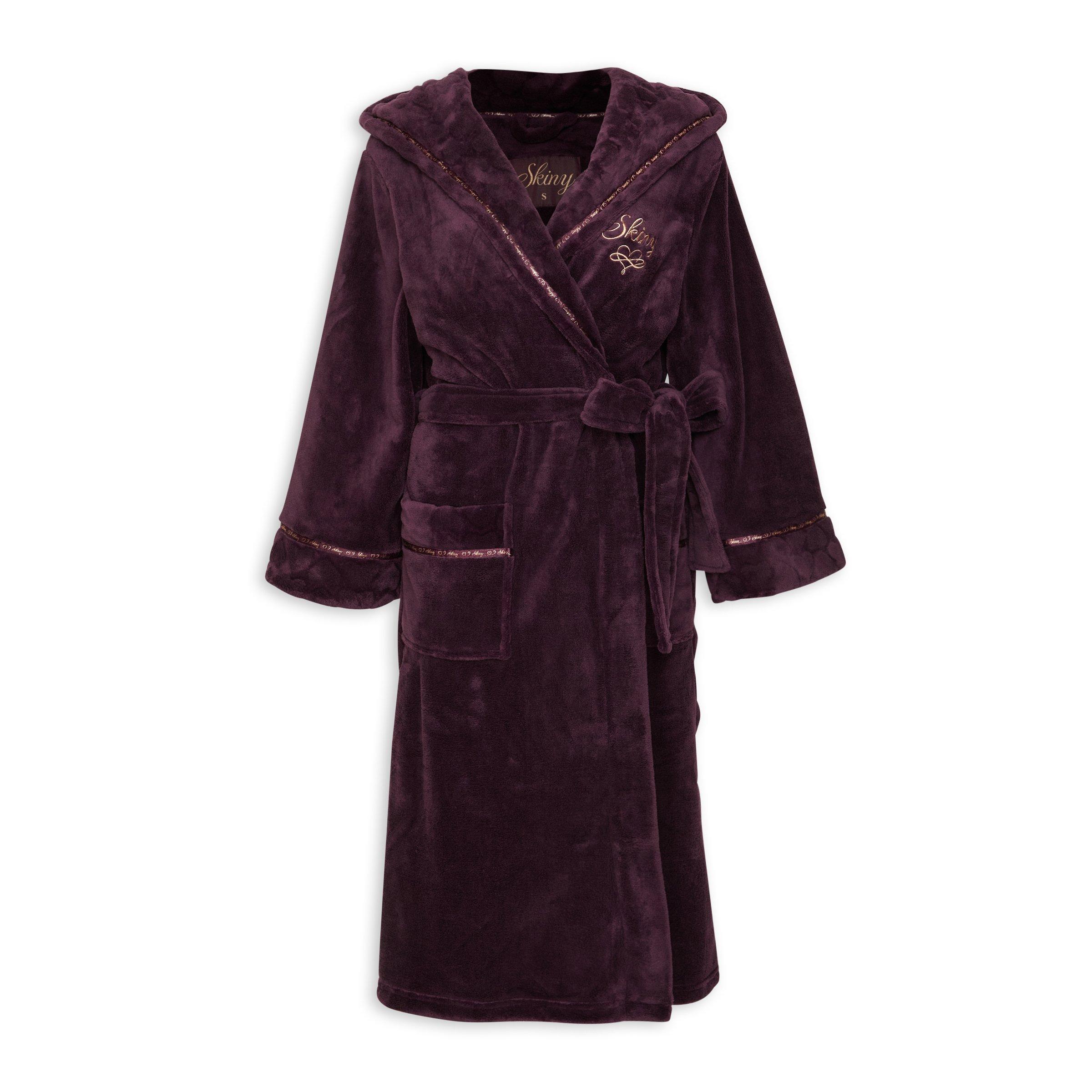 Plum Hooded Gown (3129123) | Skiny