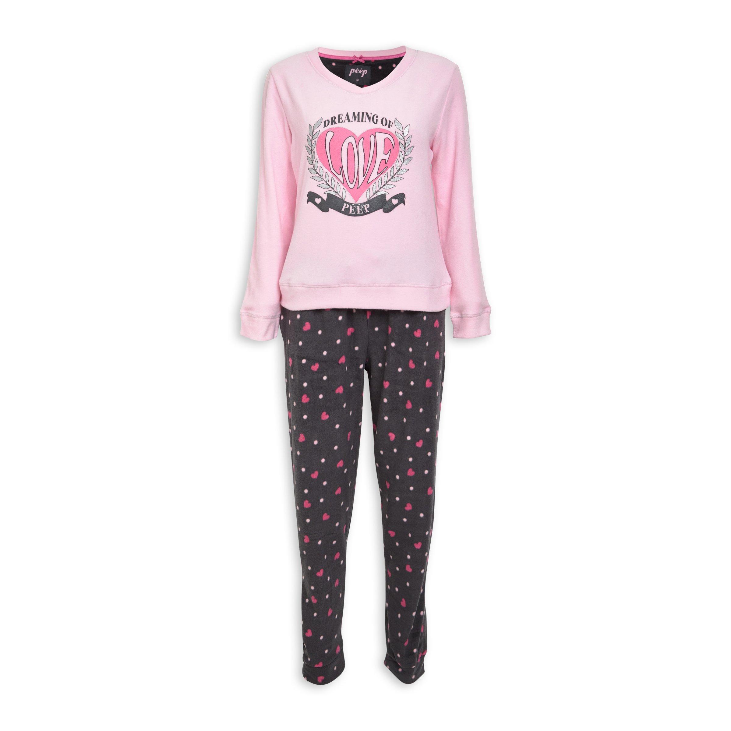 Pink Pyjama Set (3129259) | Peep