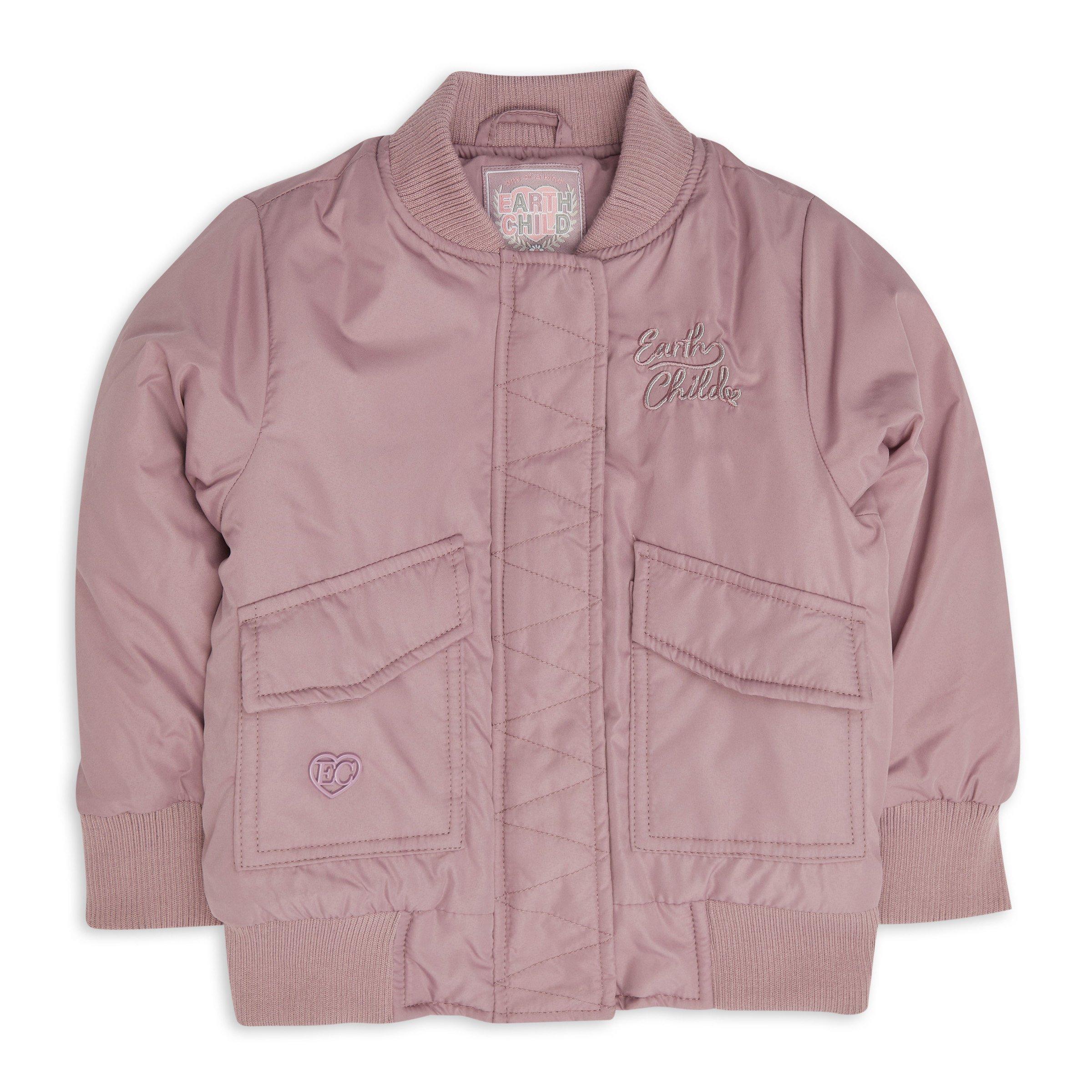 Kid Girls Purple Bomber Jacket (3129355) | Earthchild