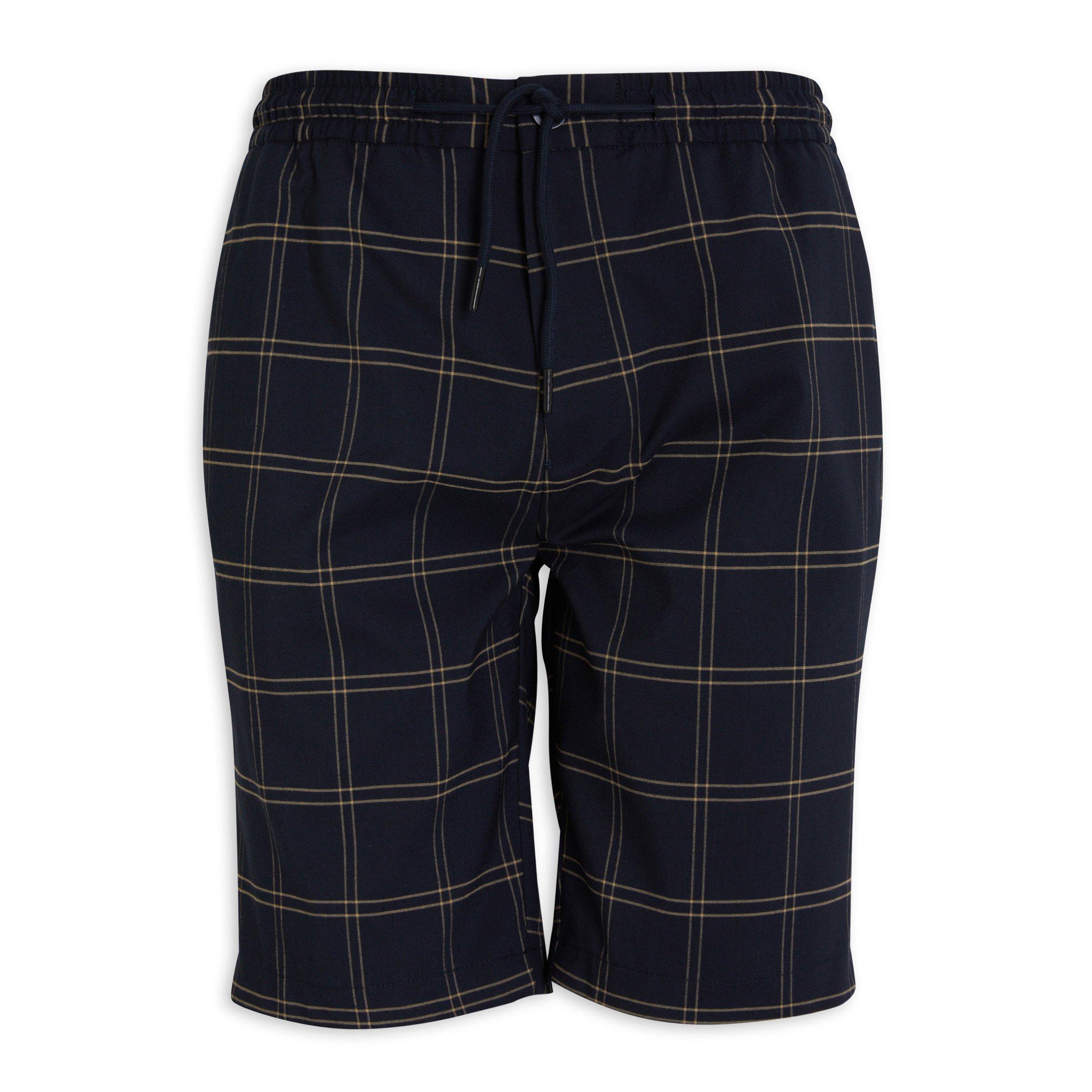 Navy Check Shorts (3129395) | Identity
