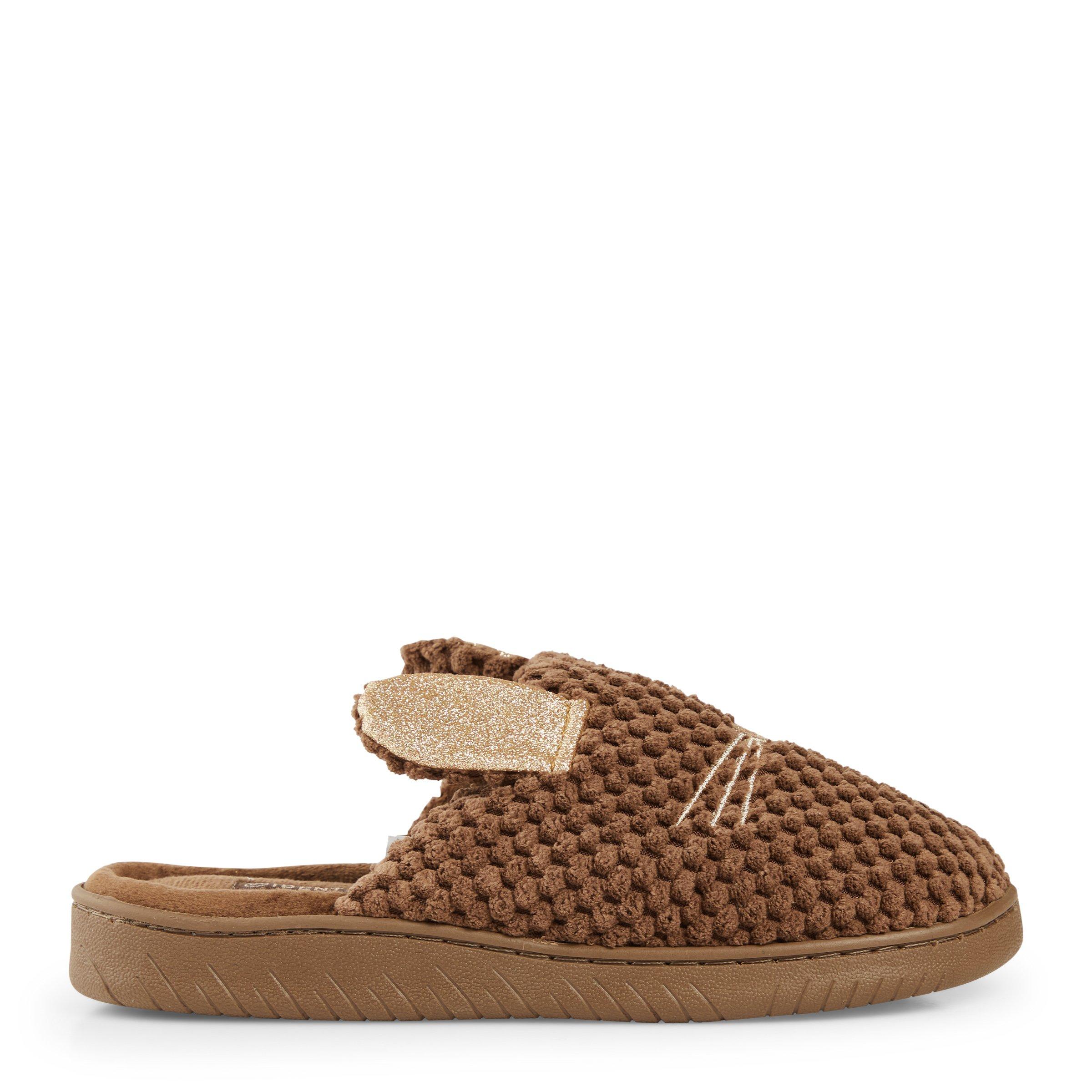 Brown Novelty Closed Slippers (3129402) | Identity