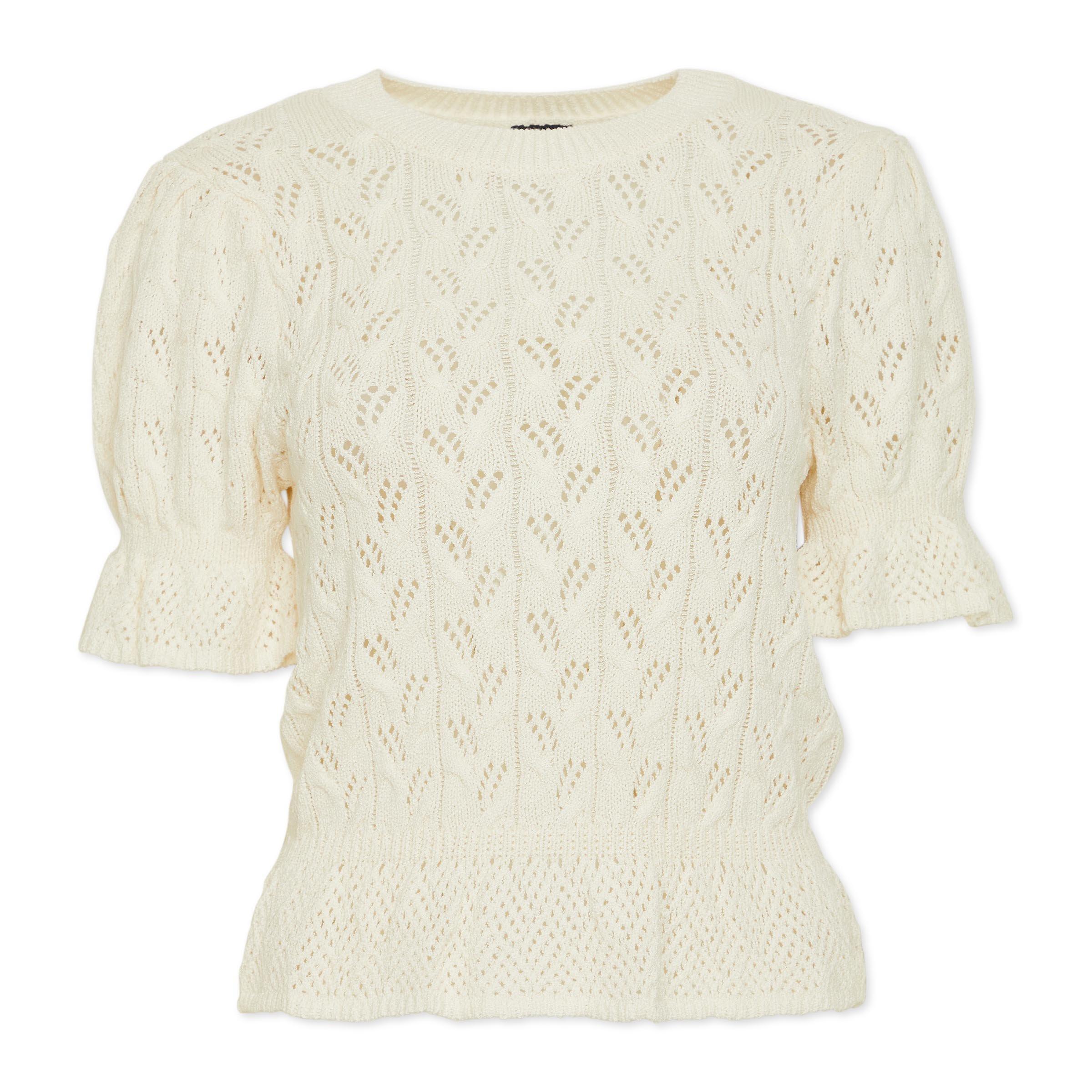 Cream White Knit Top (3129494) | Truworths