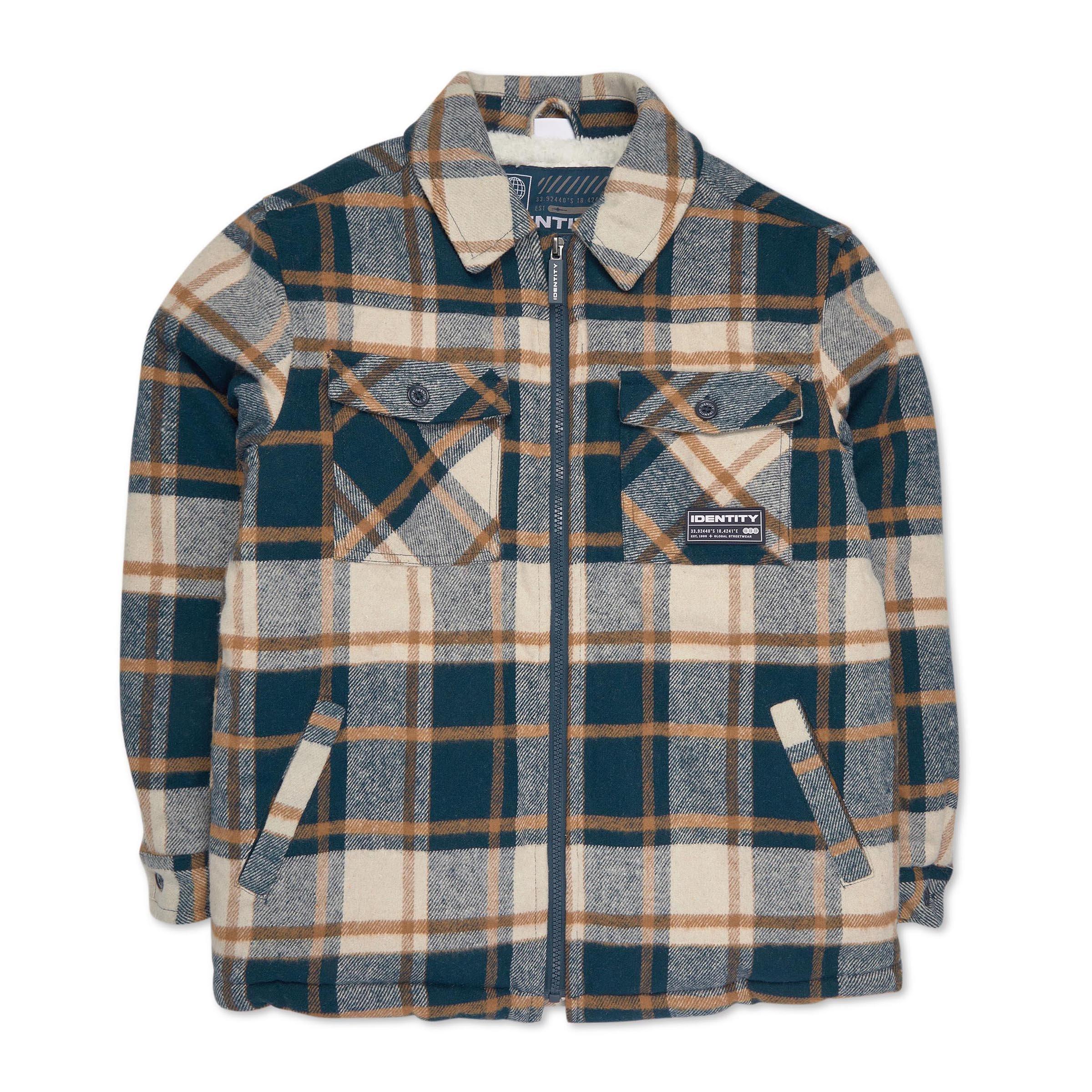 Boys Check Shacket (3129561) | Identity