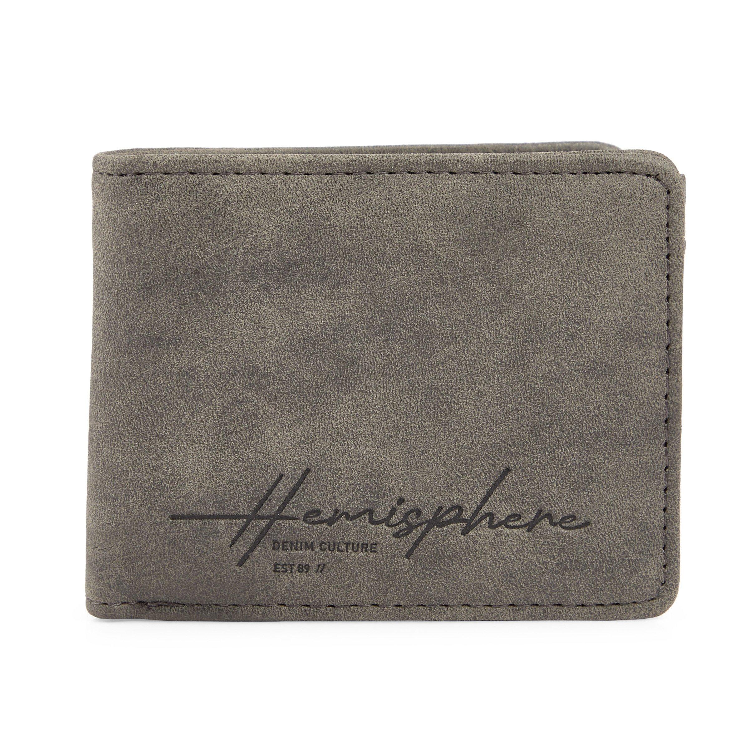 Charcoal Foldover Wallet (3129740) | Hemisphere