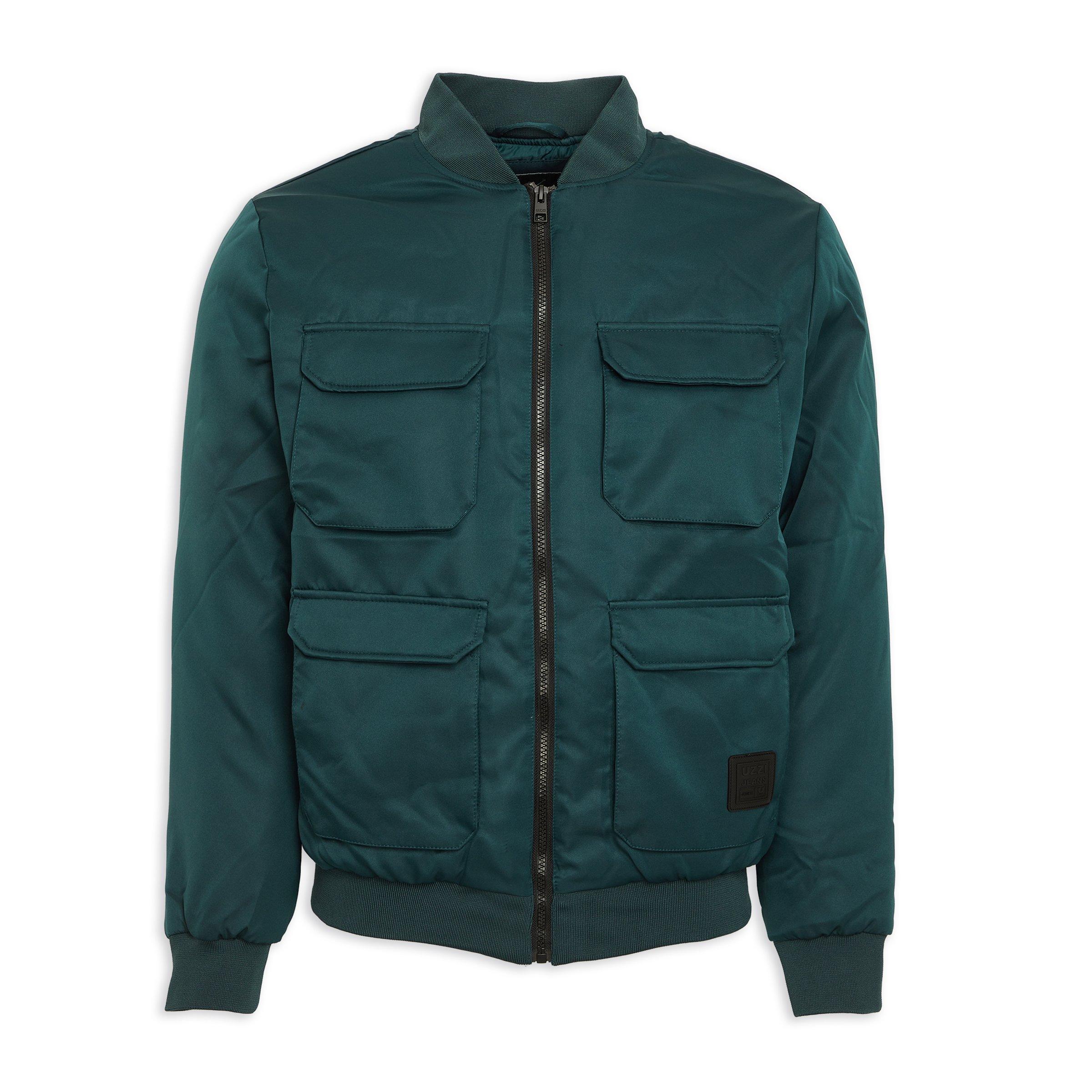 Green Bomber Jacket (3129761) | UZZI