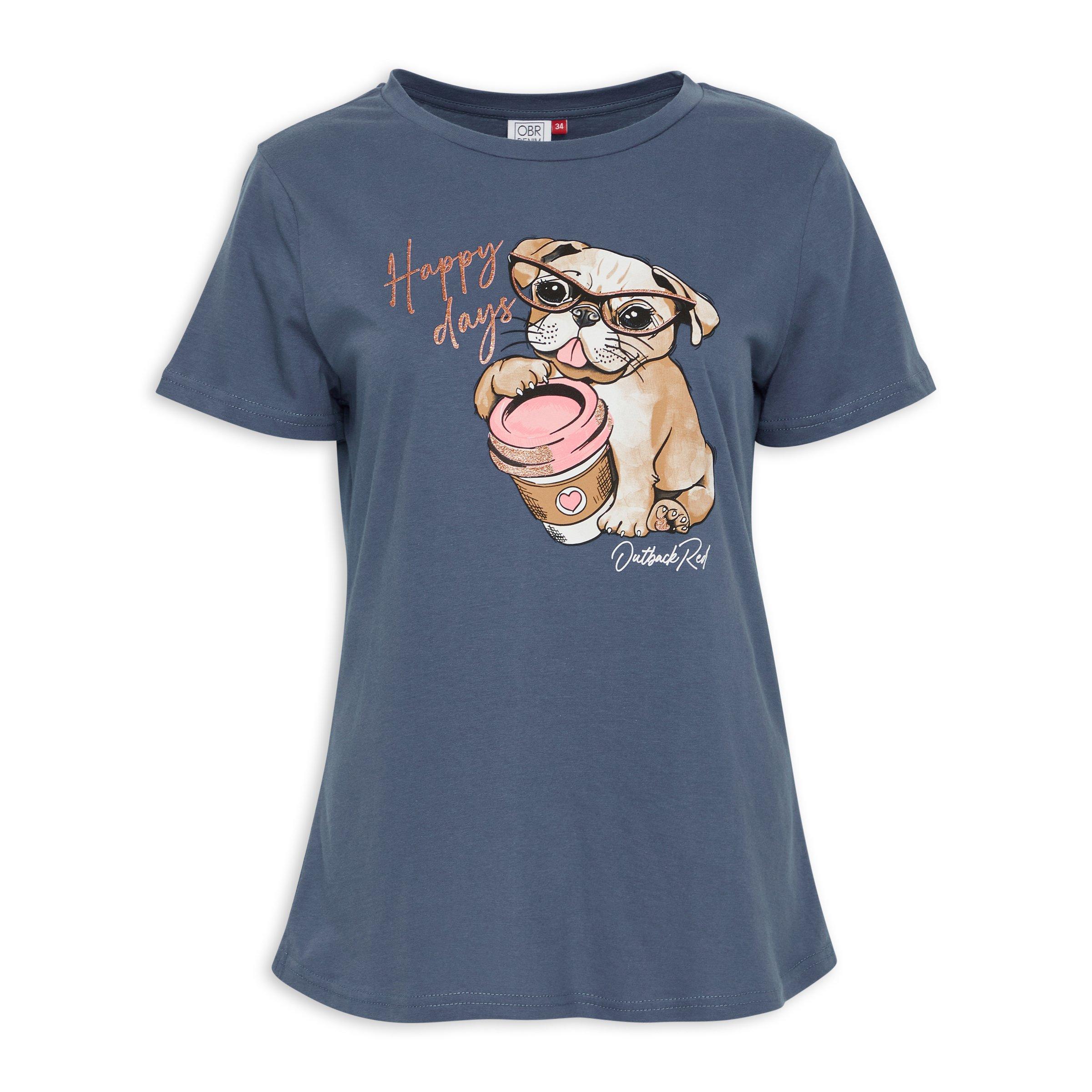 Blue Graphic T-shirt (3129930) | OUTBACK RED