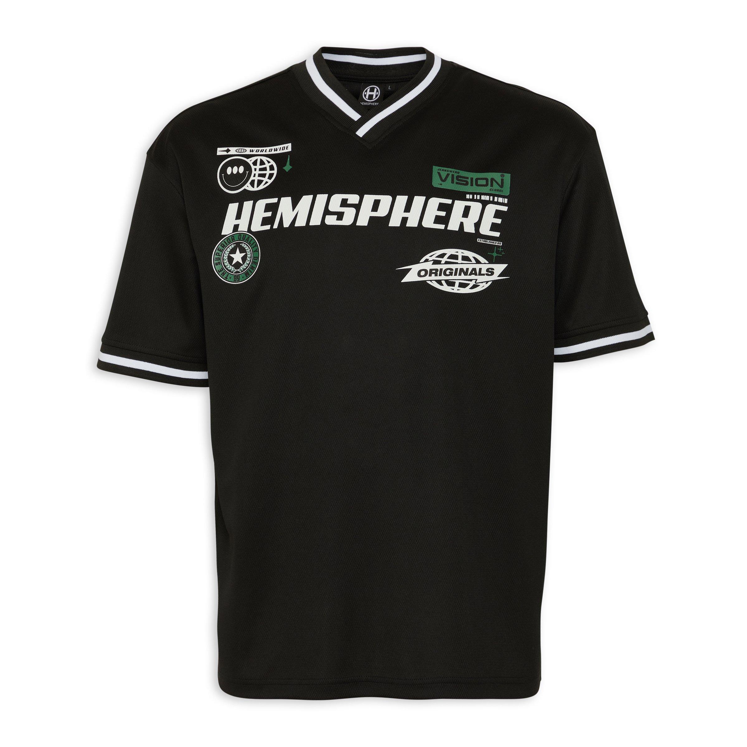 Black V-neck T-shirt (3132022) | Hemisphere