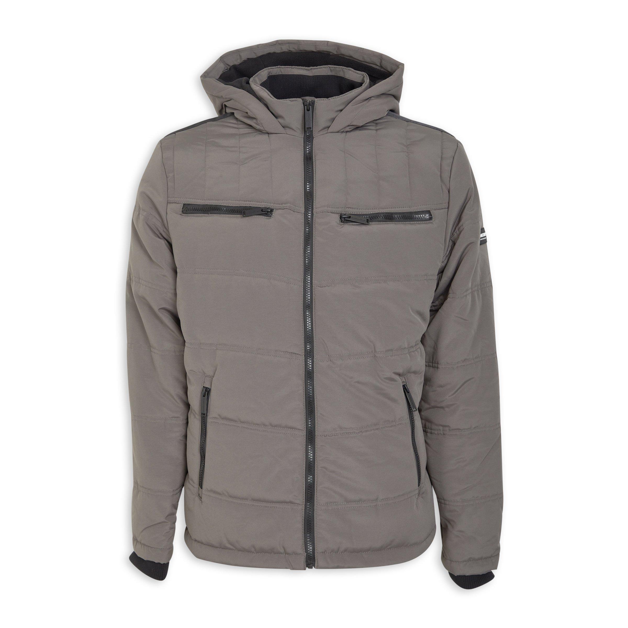 Grey Puffer Jacket (3132030) | Hemisphere