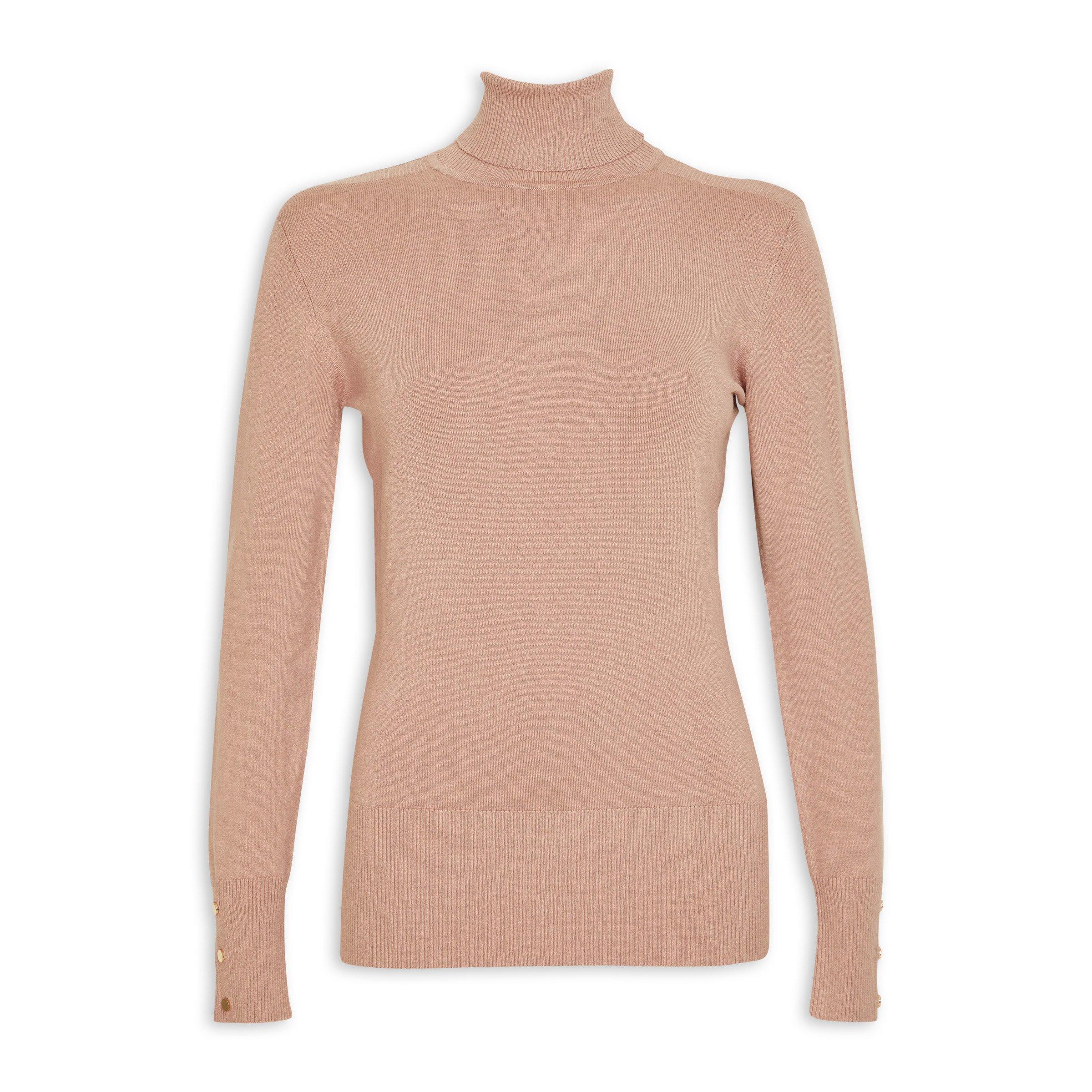 Pink Polo Neck Knit Top (3134146) | Truworths