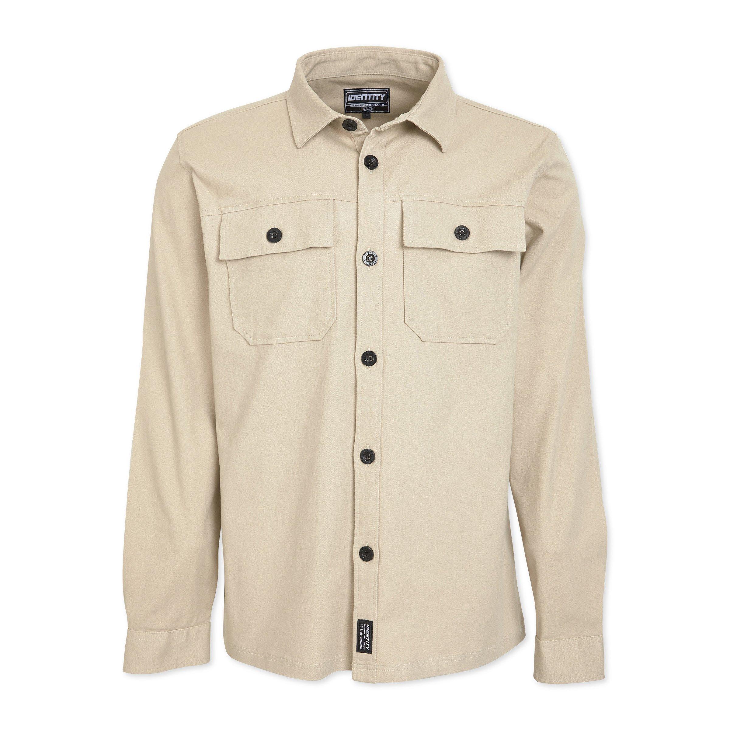 Stone Denim Shacket (3134434) | Identity