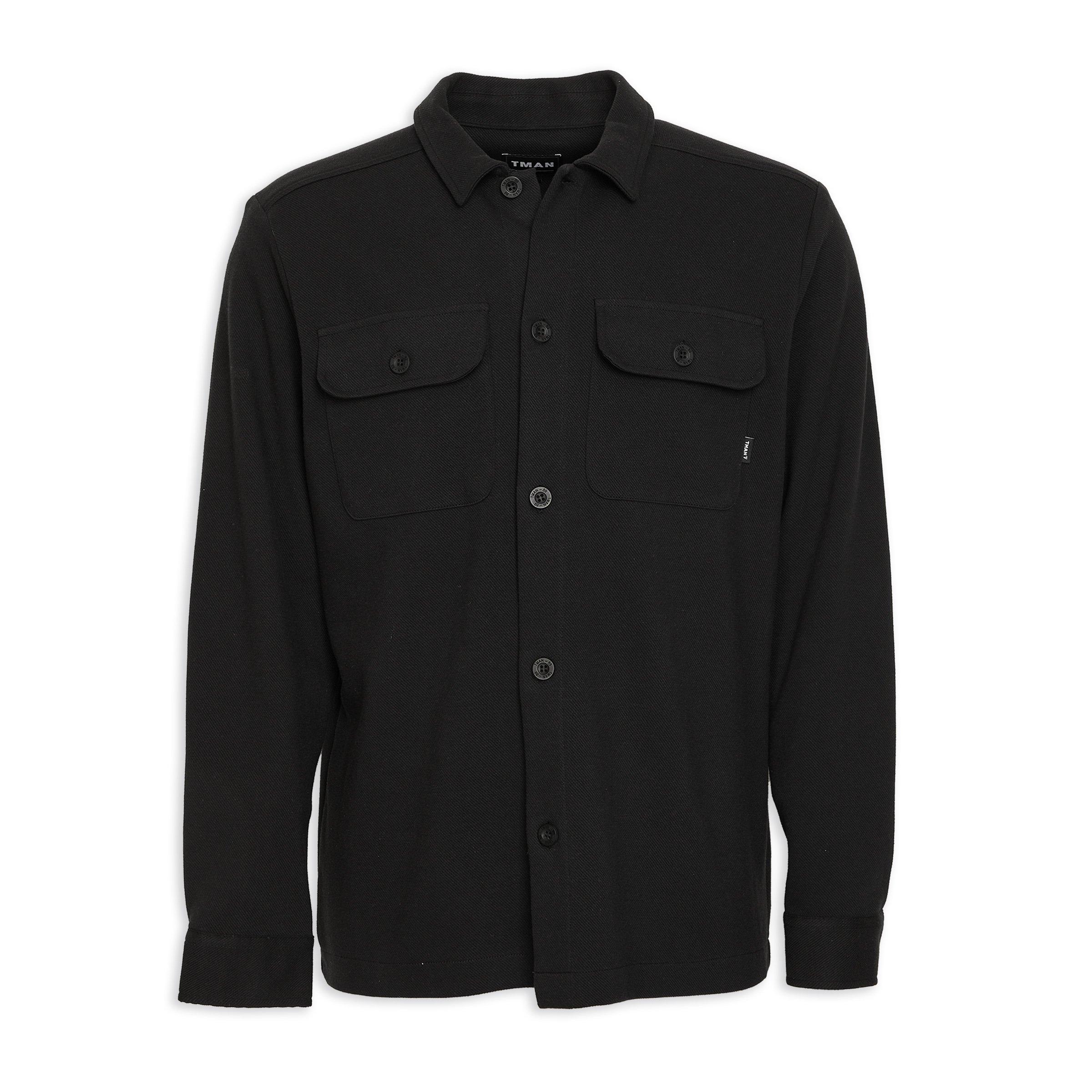 Black Overshirt (3134529) | Truworths Man