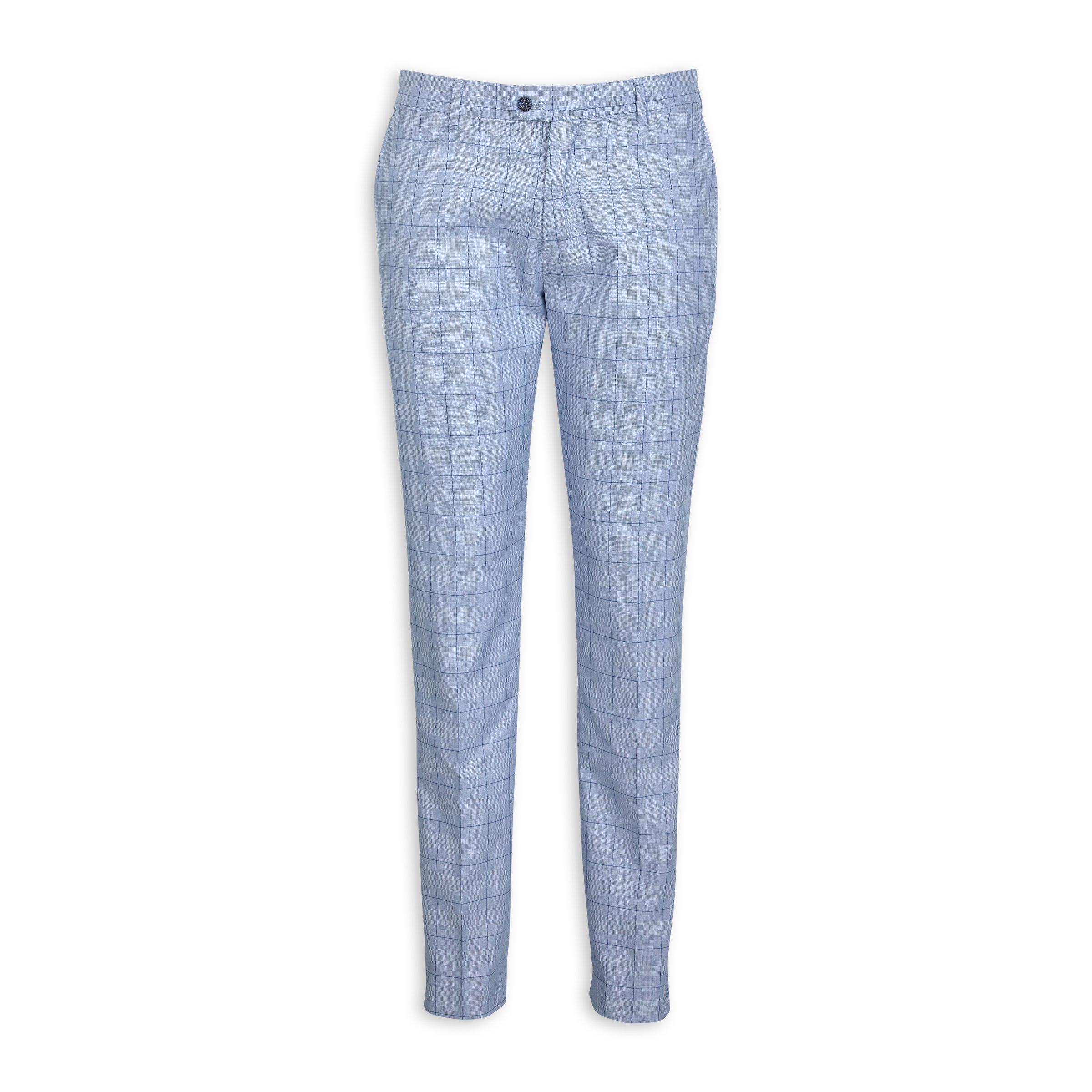Check Slim Leg Trousers (3134726) | Truworths Man