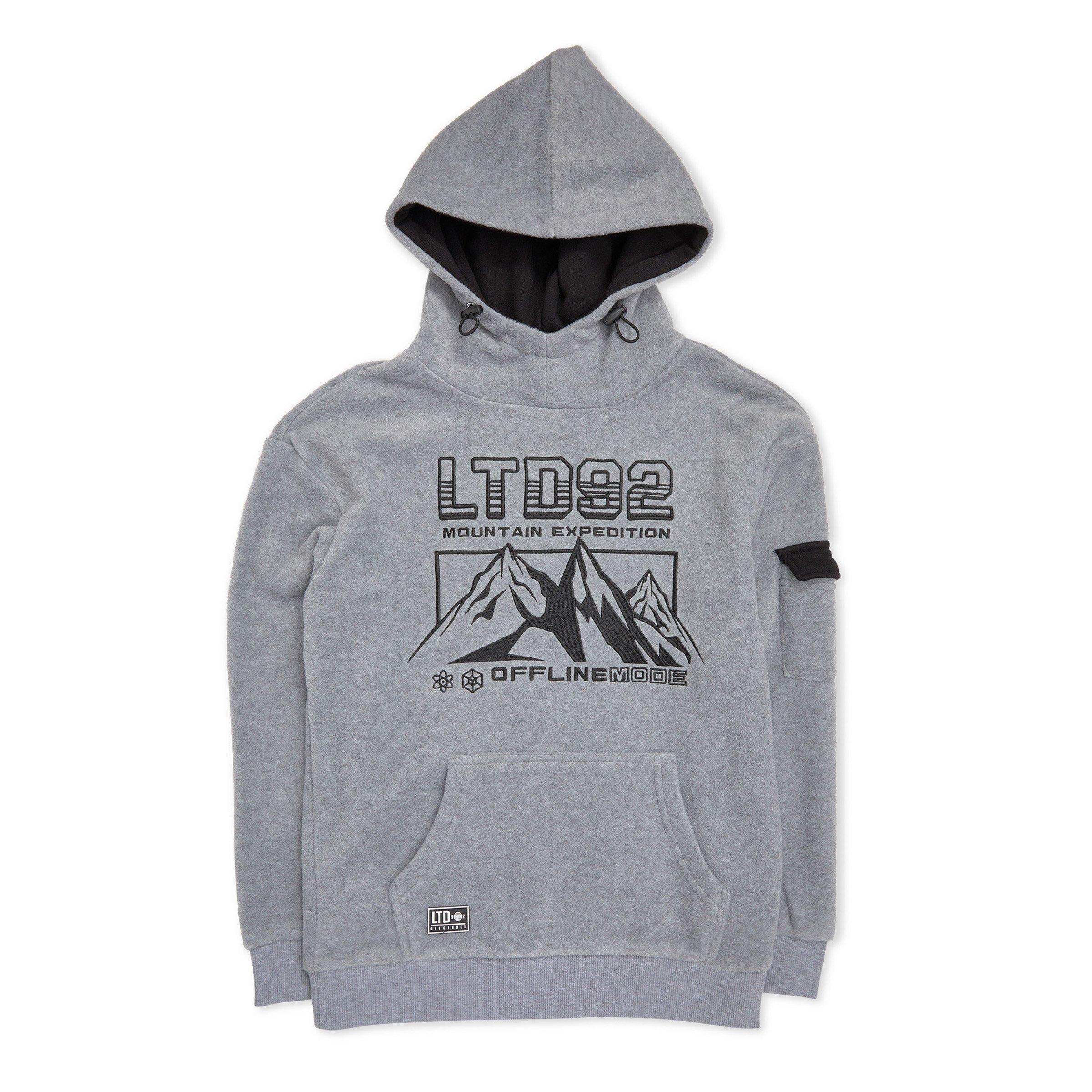 Boys Grey Fleece Hoodie (3134867) | LTD Kids