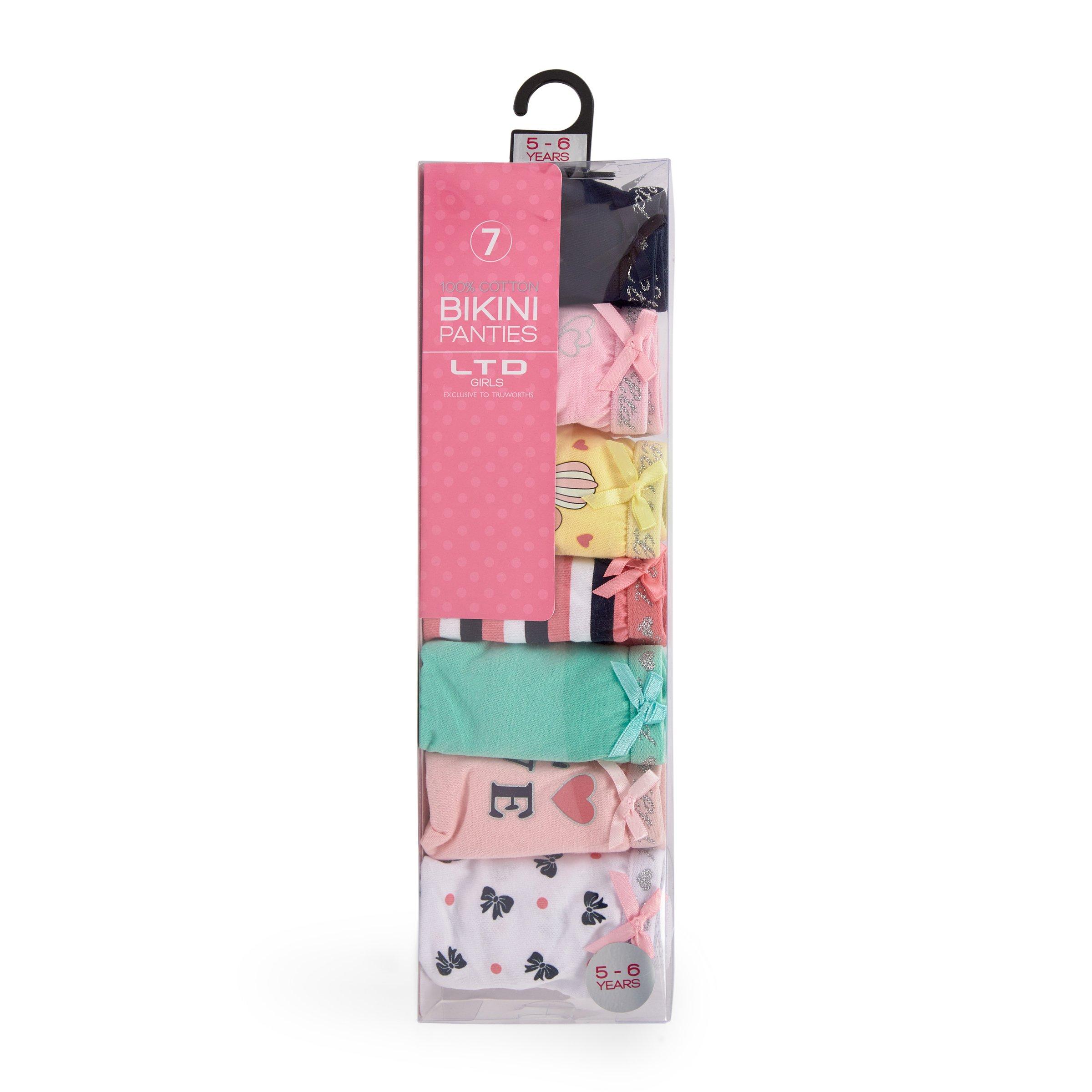 7-pack Girls Bikini Panties (3134966) | LTD Kids