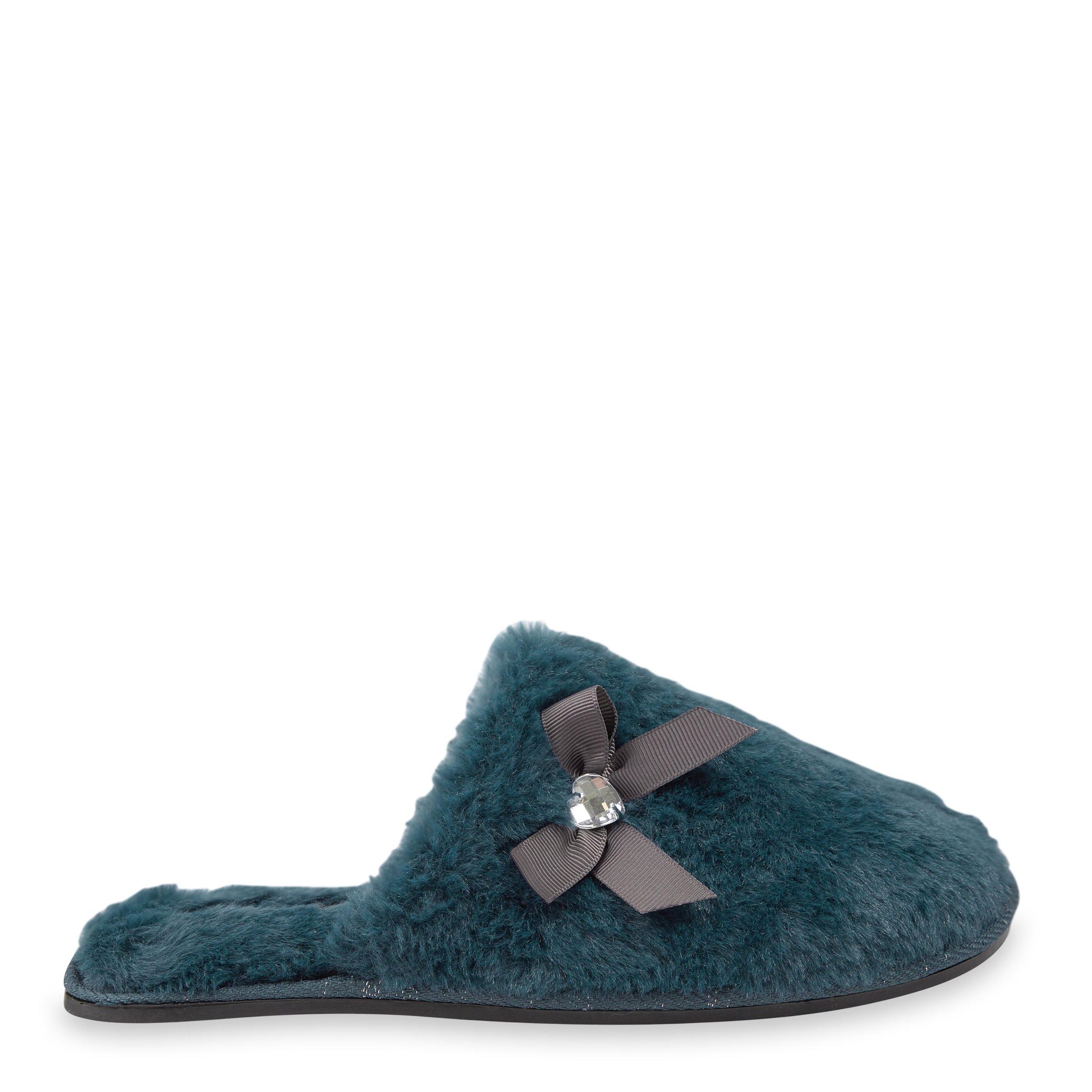 Teal Closed Toe Slippers (3135806) | Identity