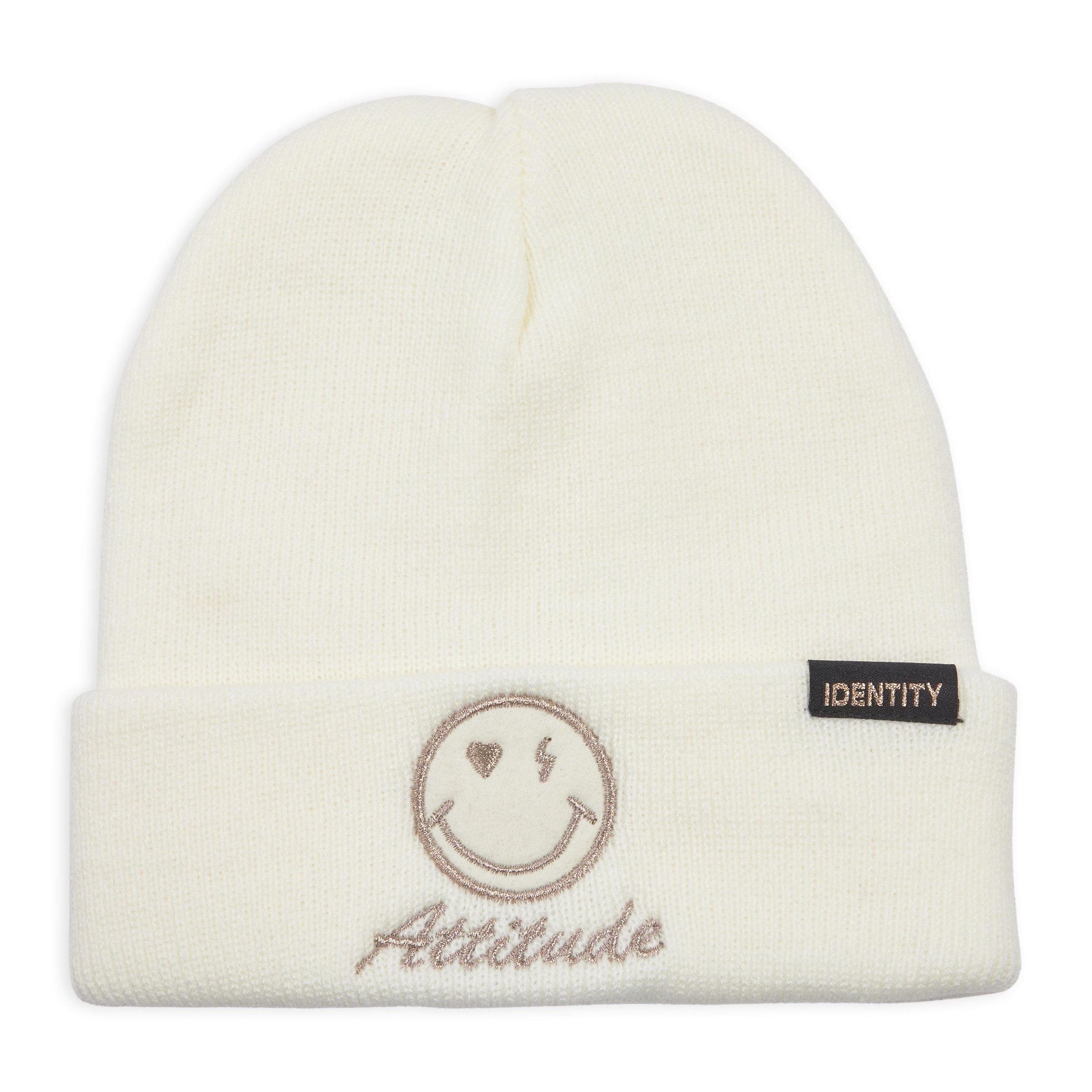 White Emoji Beanie (3136147) | Identity