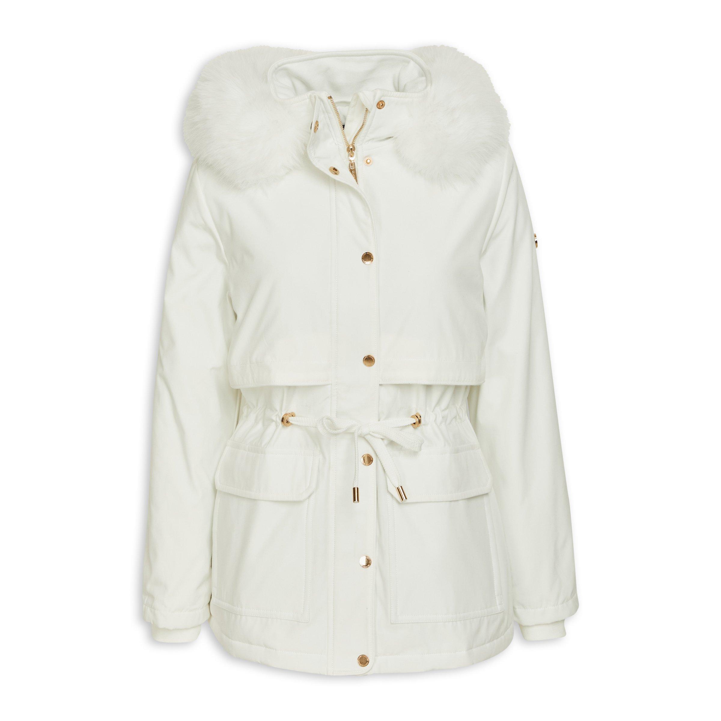 White Parka Jacket (3136243) | Daniel Hechter