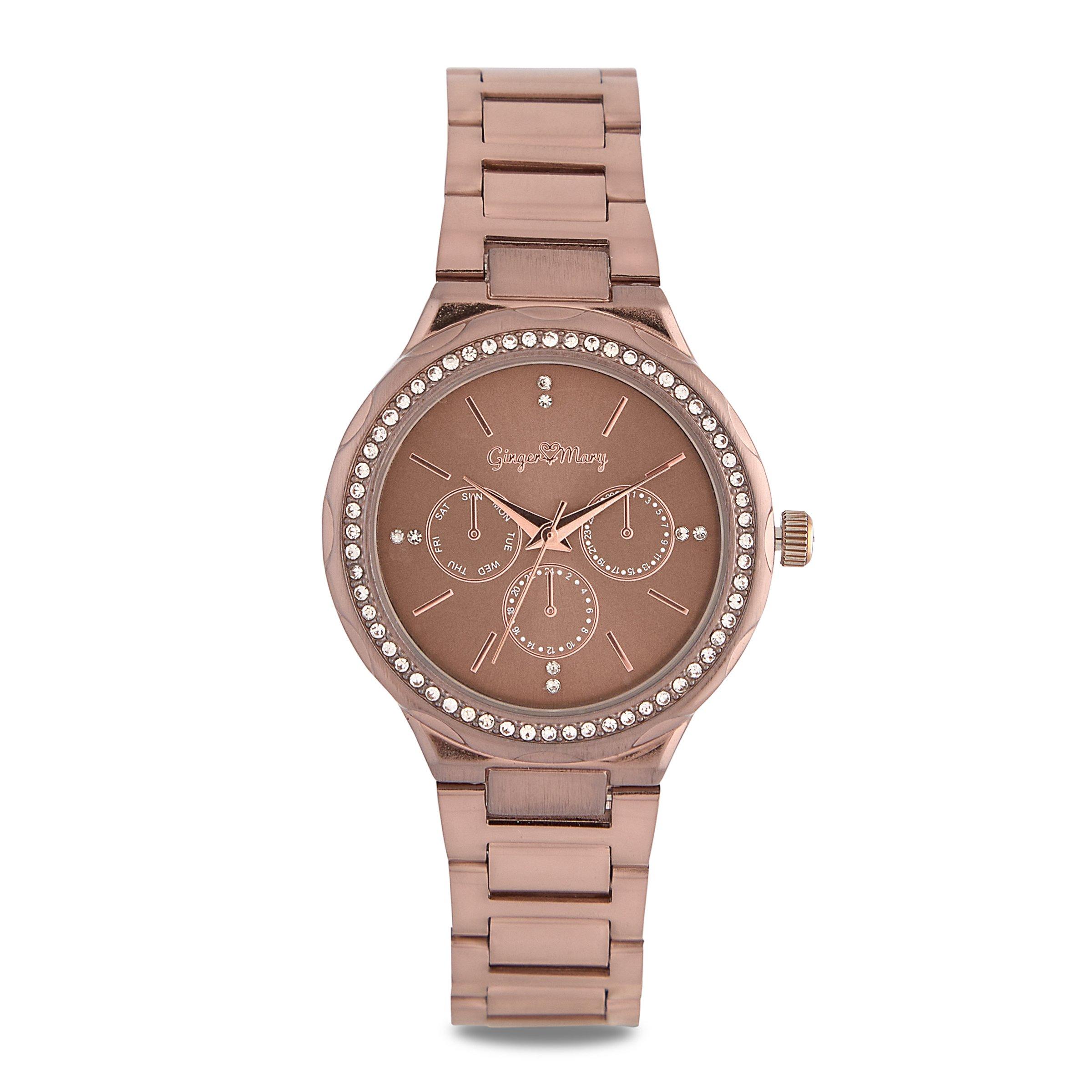 Bronze Plated Metal Watch (3136348) | Ginger Mary