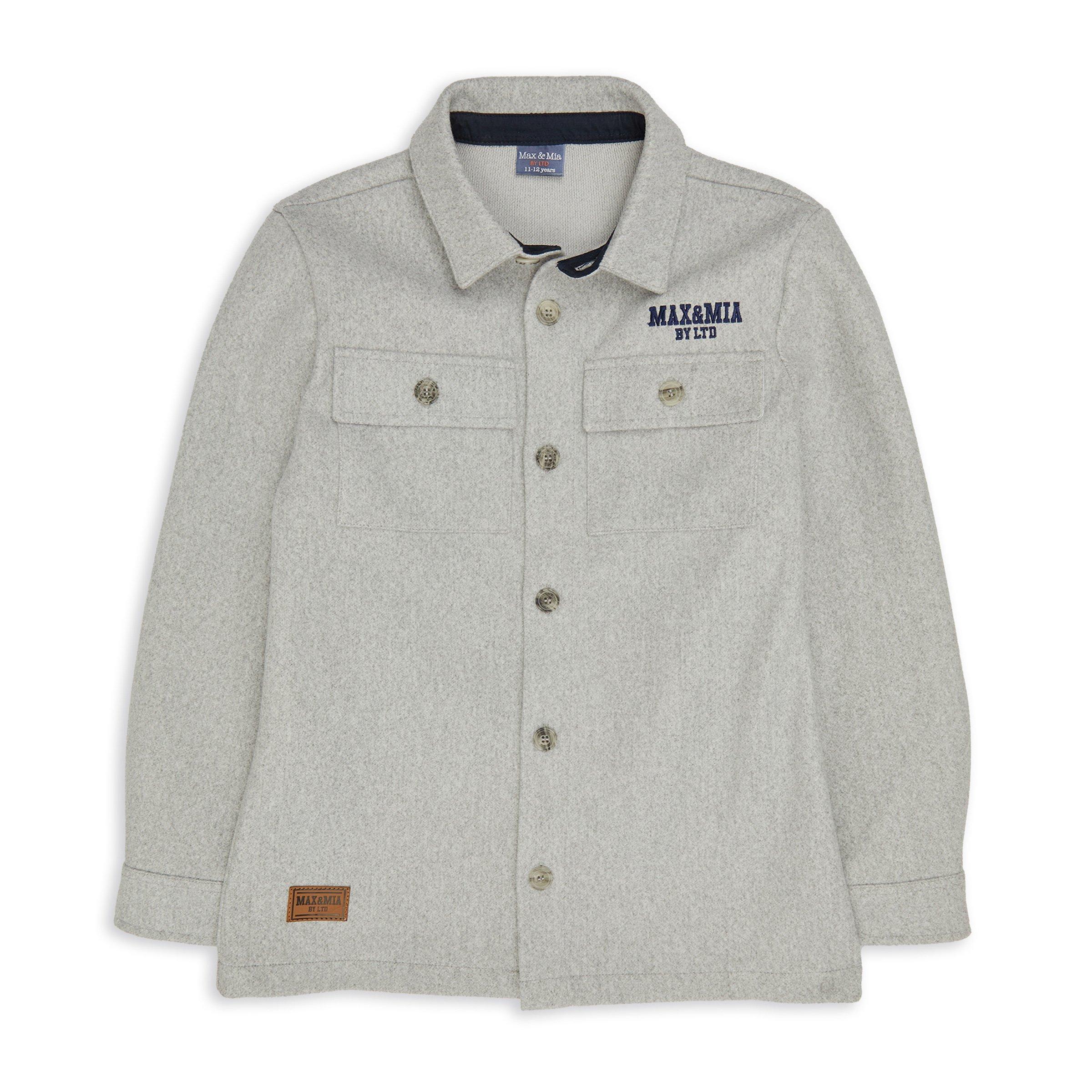 Boys Grey Shacket (3136878) | Max & Mia