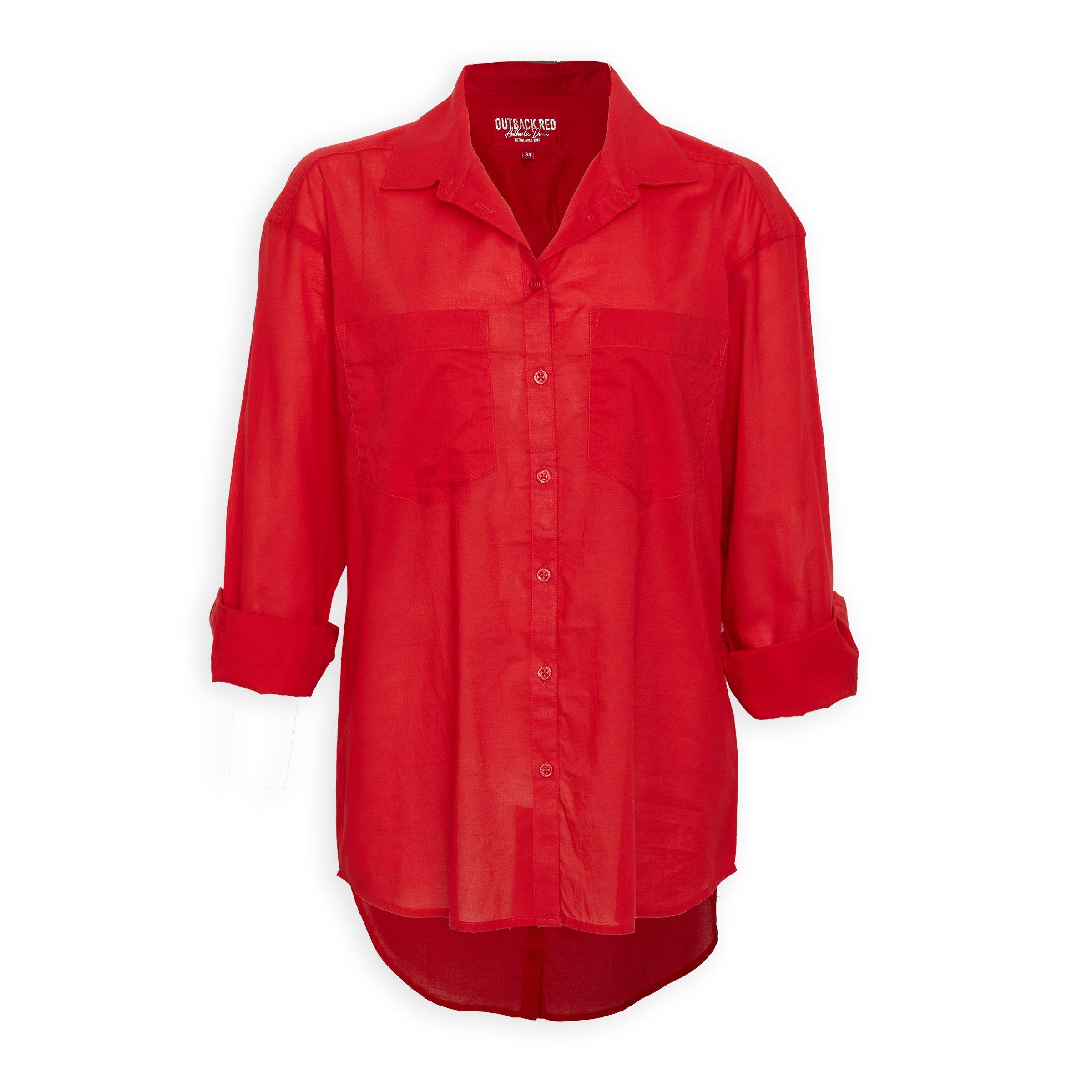 Red Relaxed Shirt (3136890) | OUTBACK RED