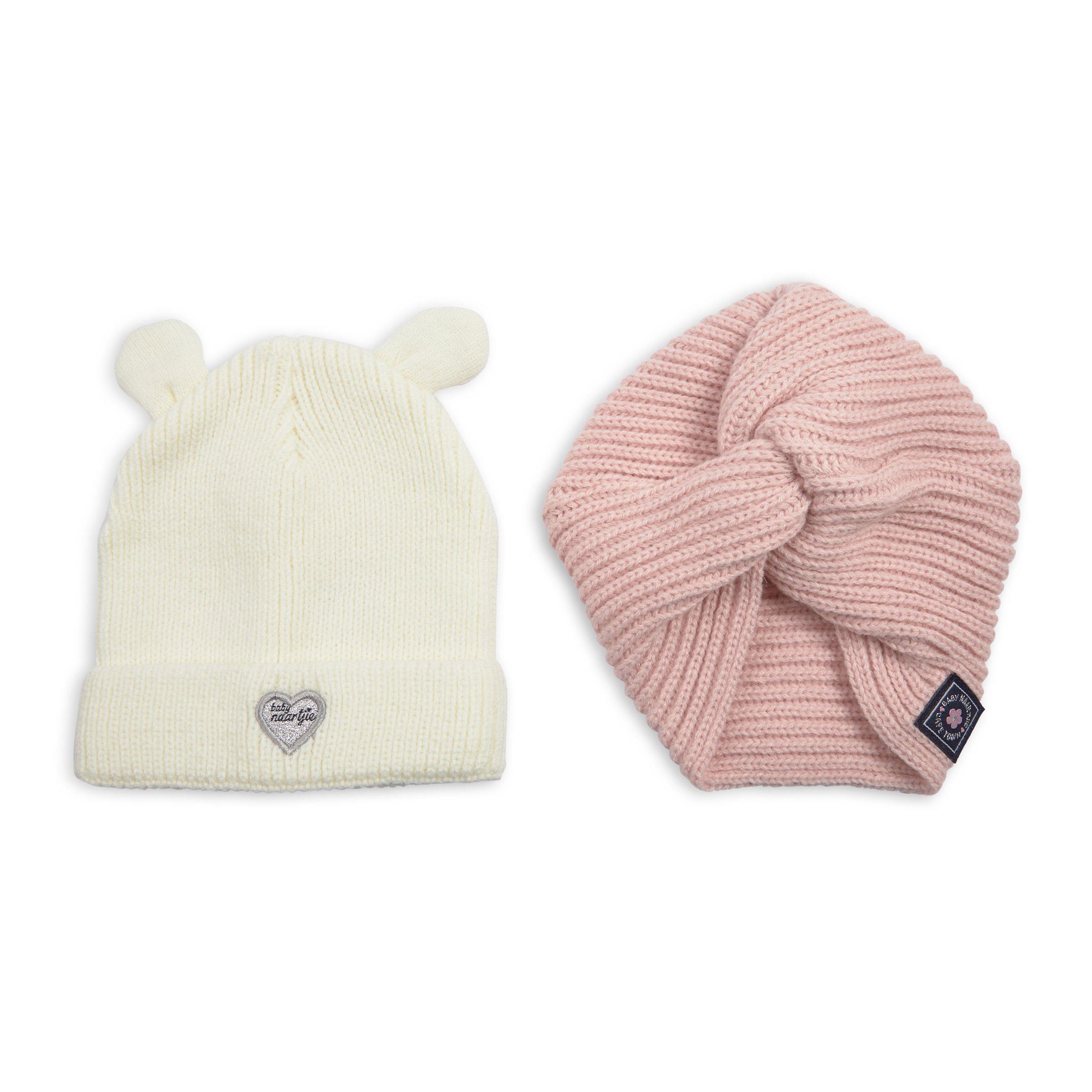 Baby Girls 2-pack Beanies (3138091) | Naartjie